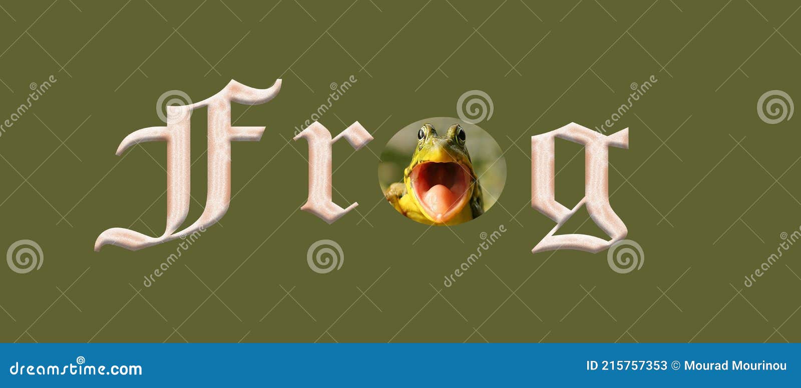 Illustration of a Green ` Frog ` Stock Illustration - Illustration of ...