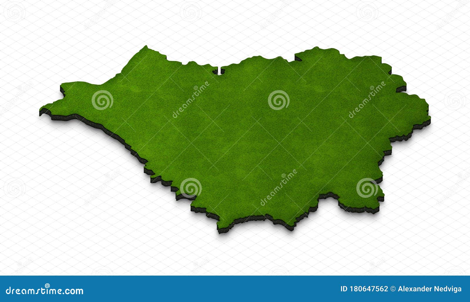 Map of Belarus. 3D Isometric Perspective Illustration Stock ...