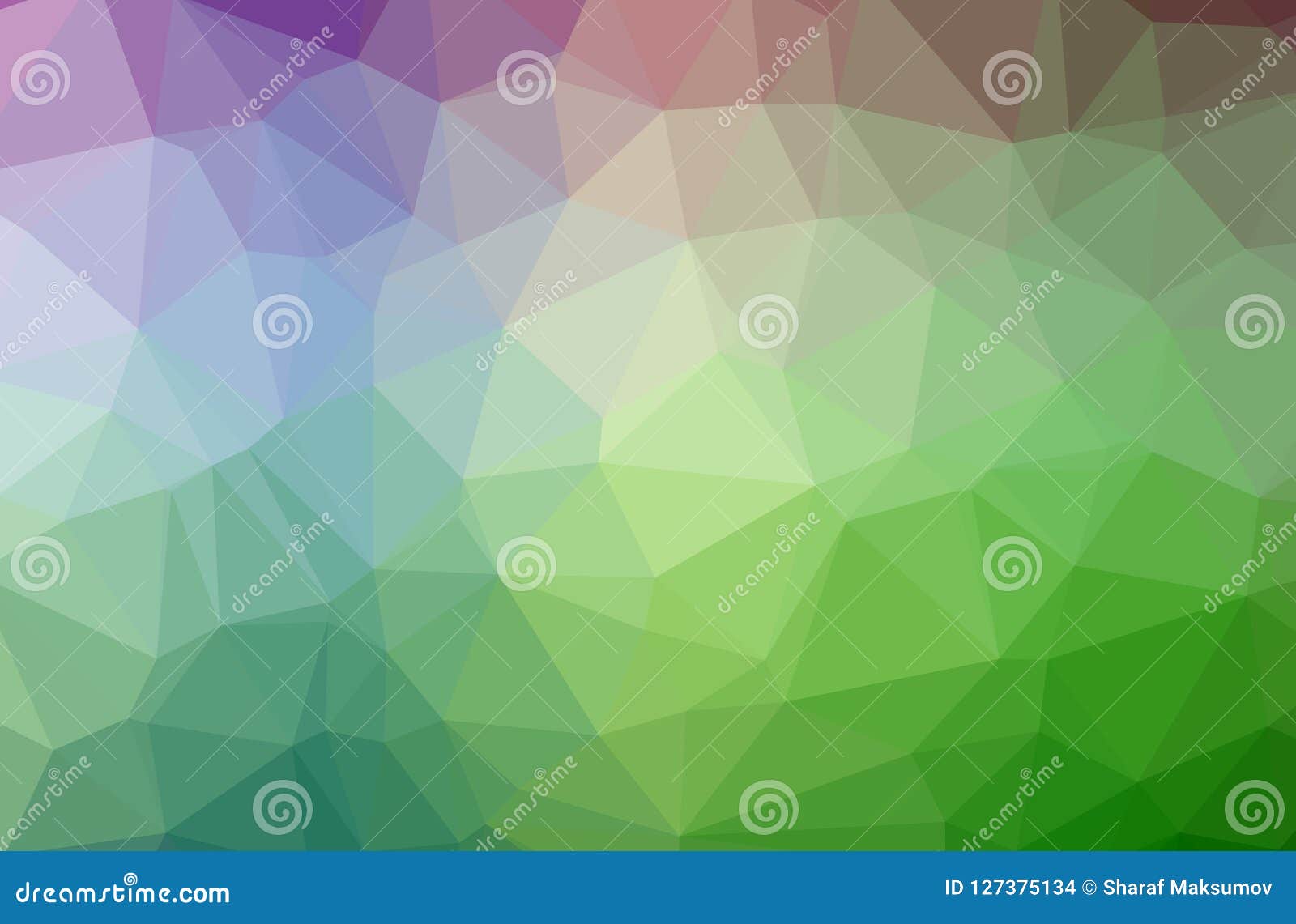 Illustration of Green Low Poly Nice Multicolor Background. Stock ...