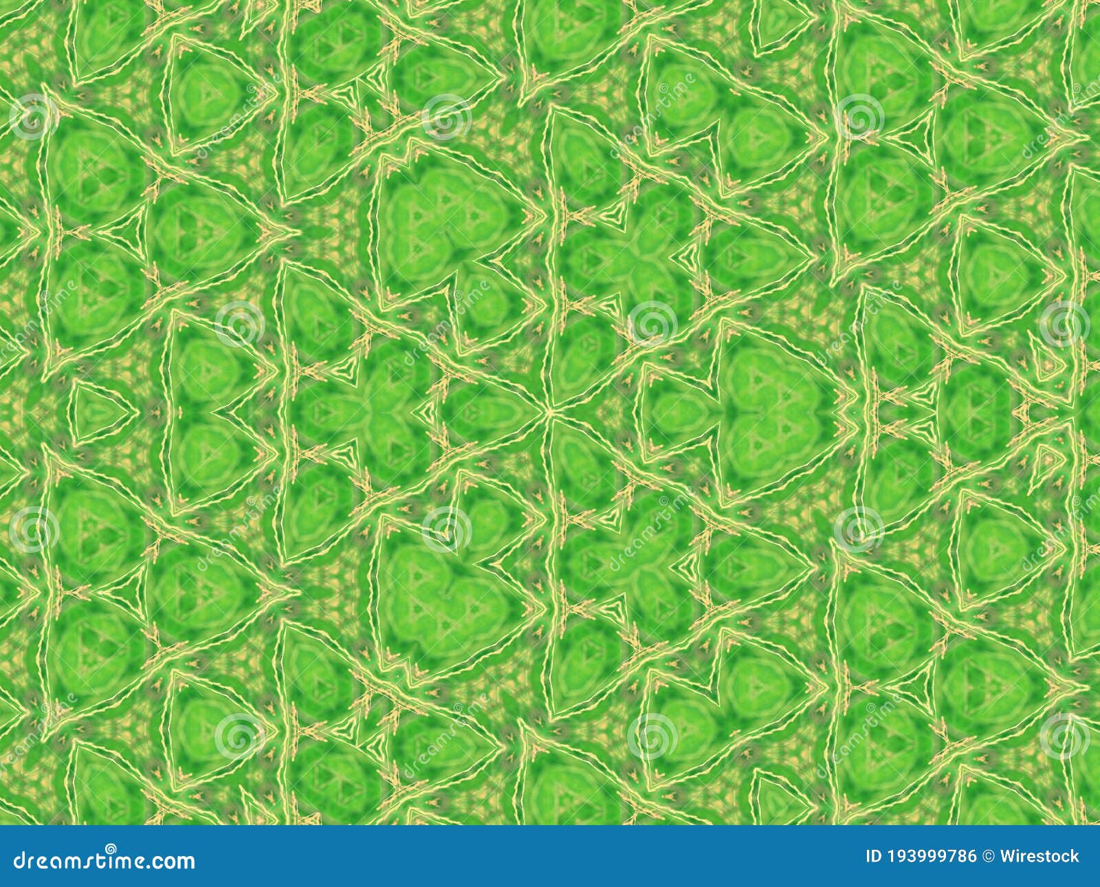 Illustration of Green Texture with Geometric Patterns for Background or ...