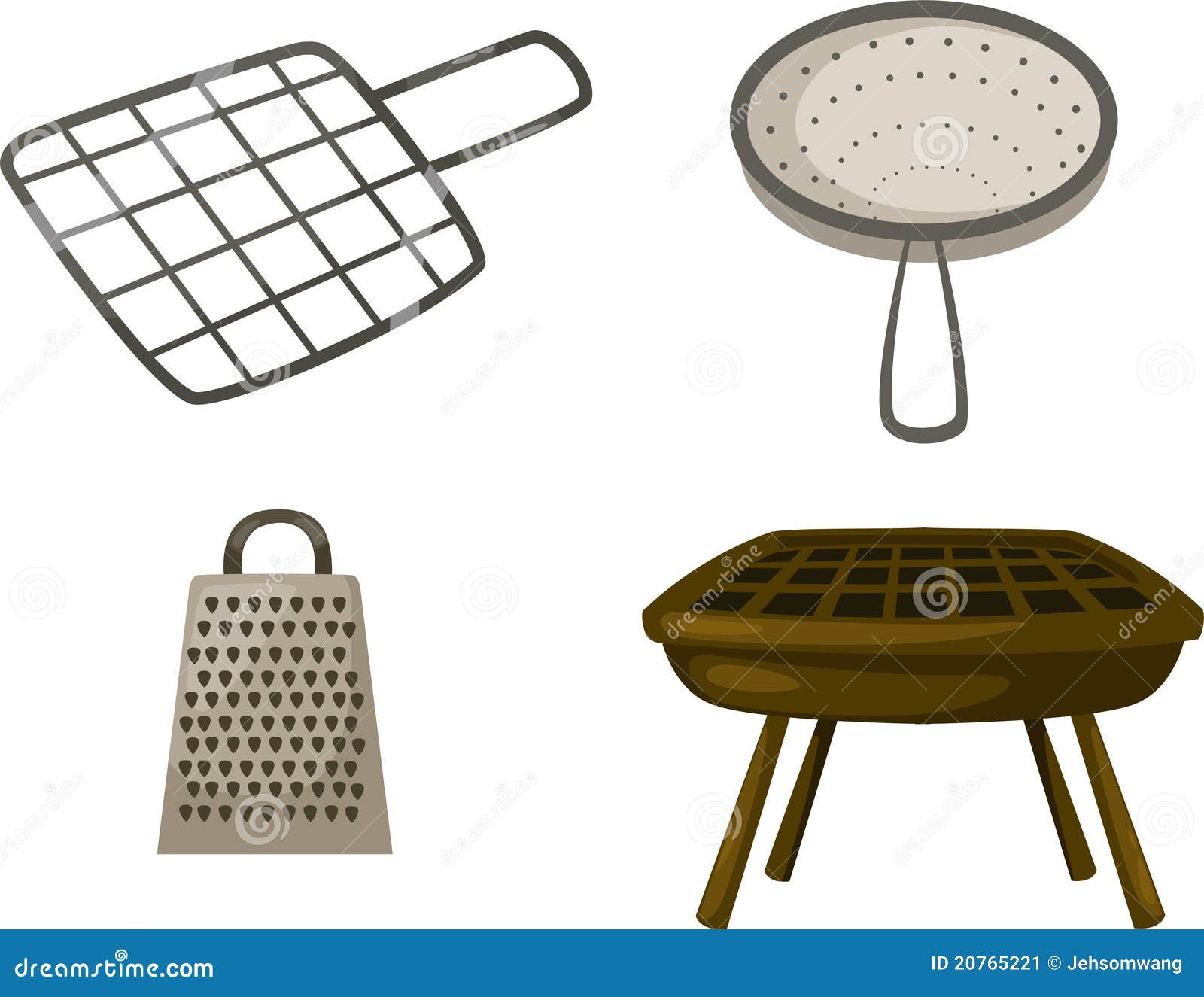 Illustration Grill Grate Vector Stock Vector - Illustration of grill ...