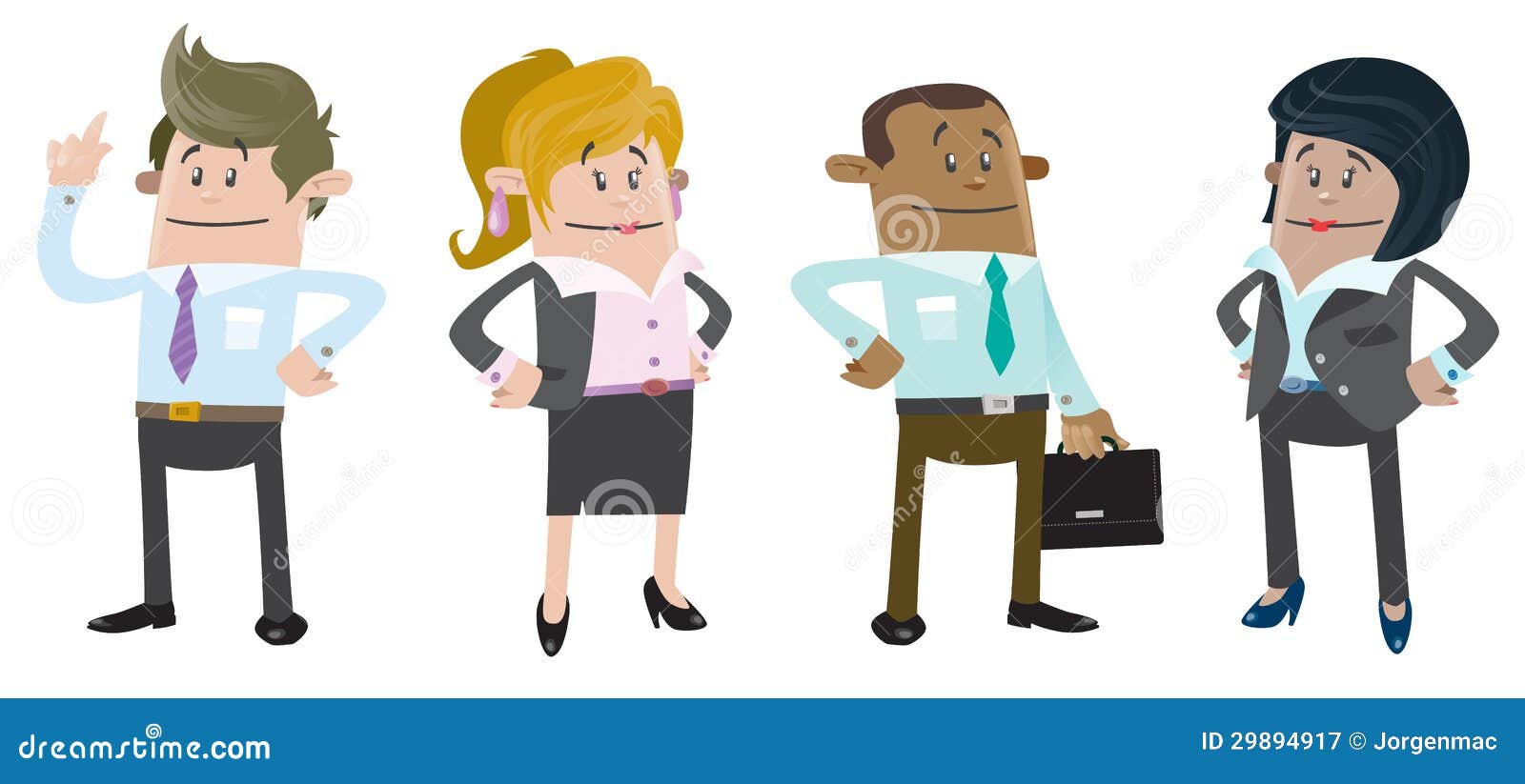 Business Buddies Ready for Work Stock Vector - Illustration of ideas ...