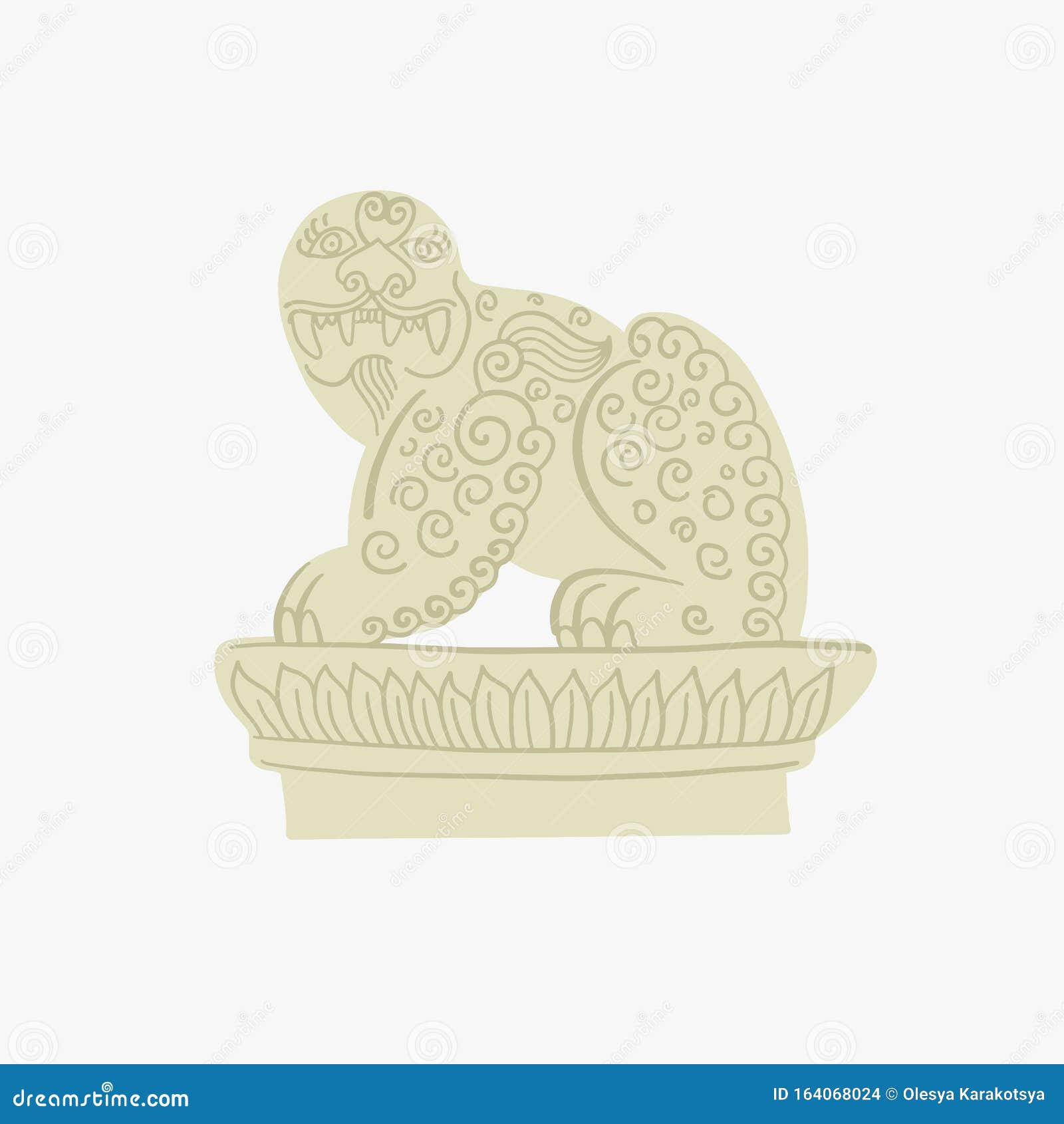 Illustration of Haechi - Symbol of Seoul, South Korea Stock Vector ...