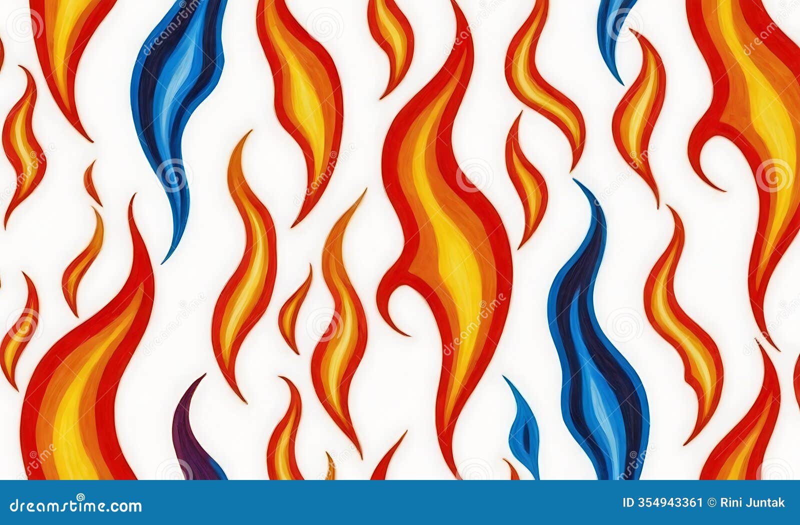 Fire Drawing Pattern Illustration, Gradient Abstract Texture. Stock ...