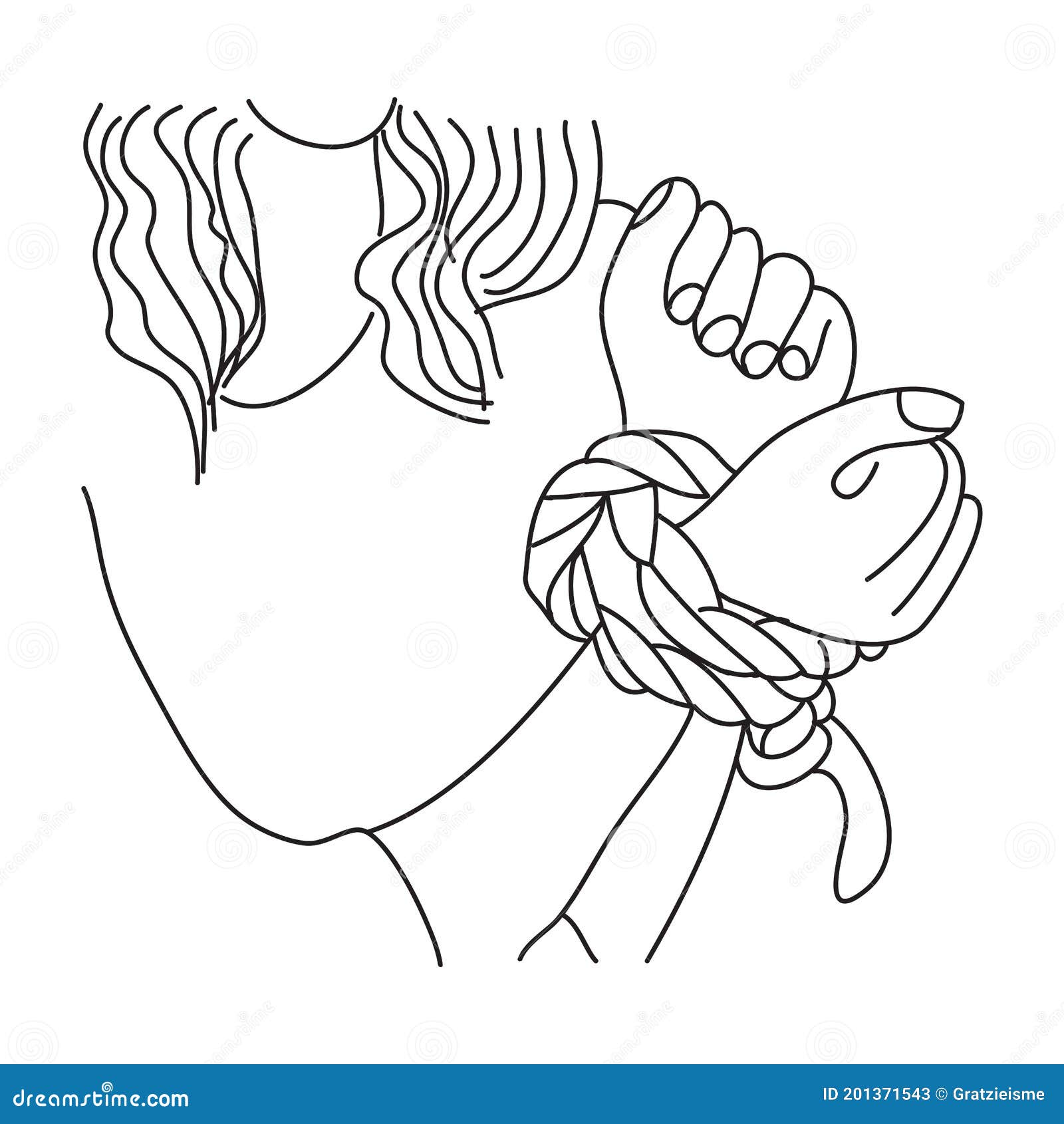 Illustration Hand Drawn of Freedom of Women from Violence Stock Vector ...