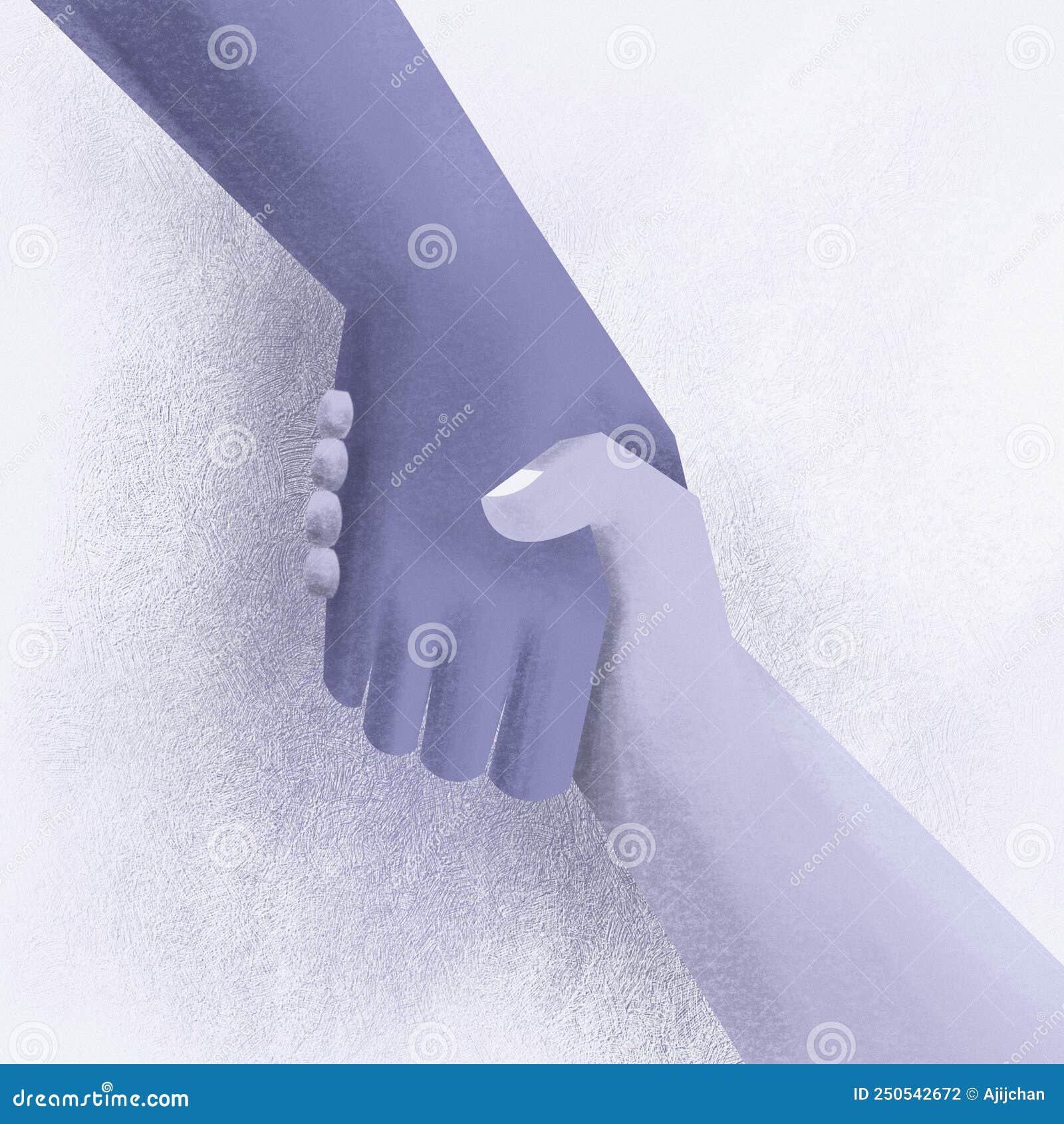 A Hand Holding Another Hand for Help Stock Illustration - Illustration ...
