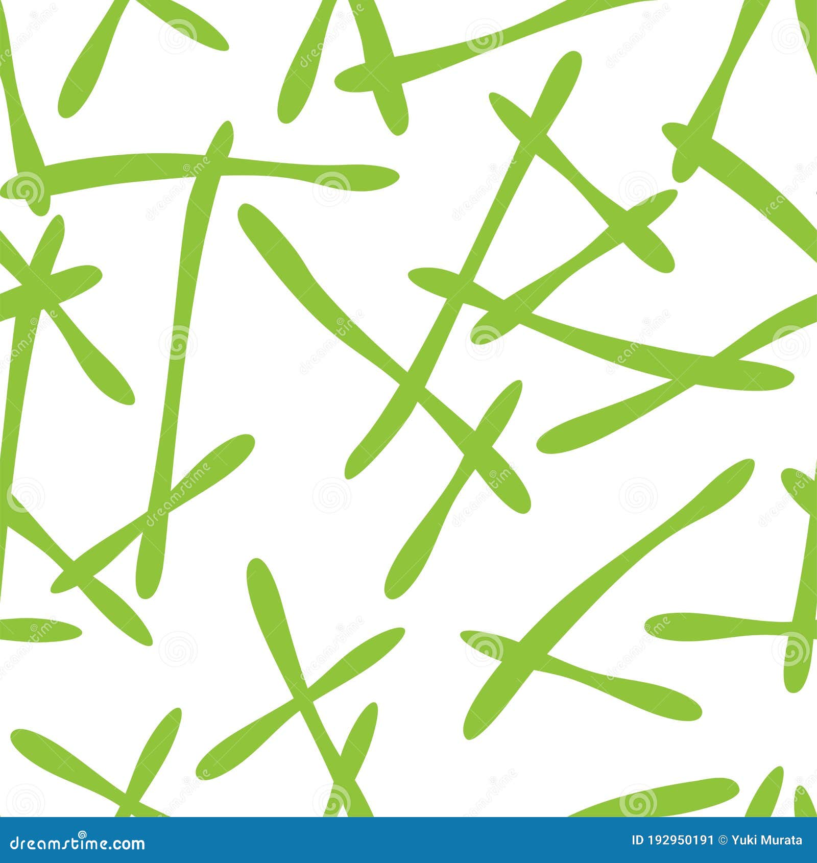 Colorful Hand Painted Line Pattern Variation Stock Illustration ...