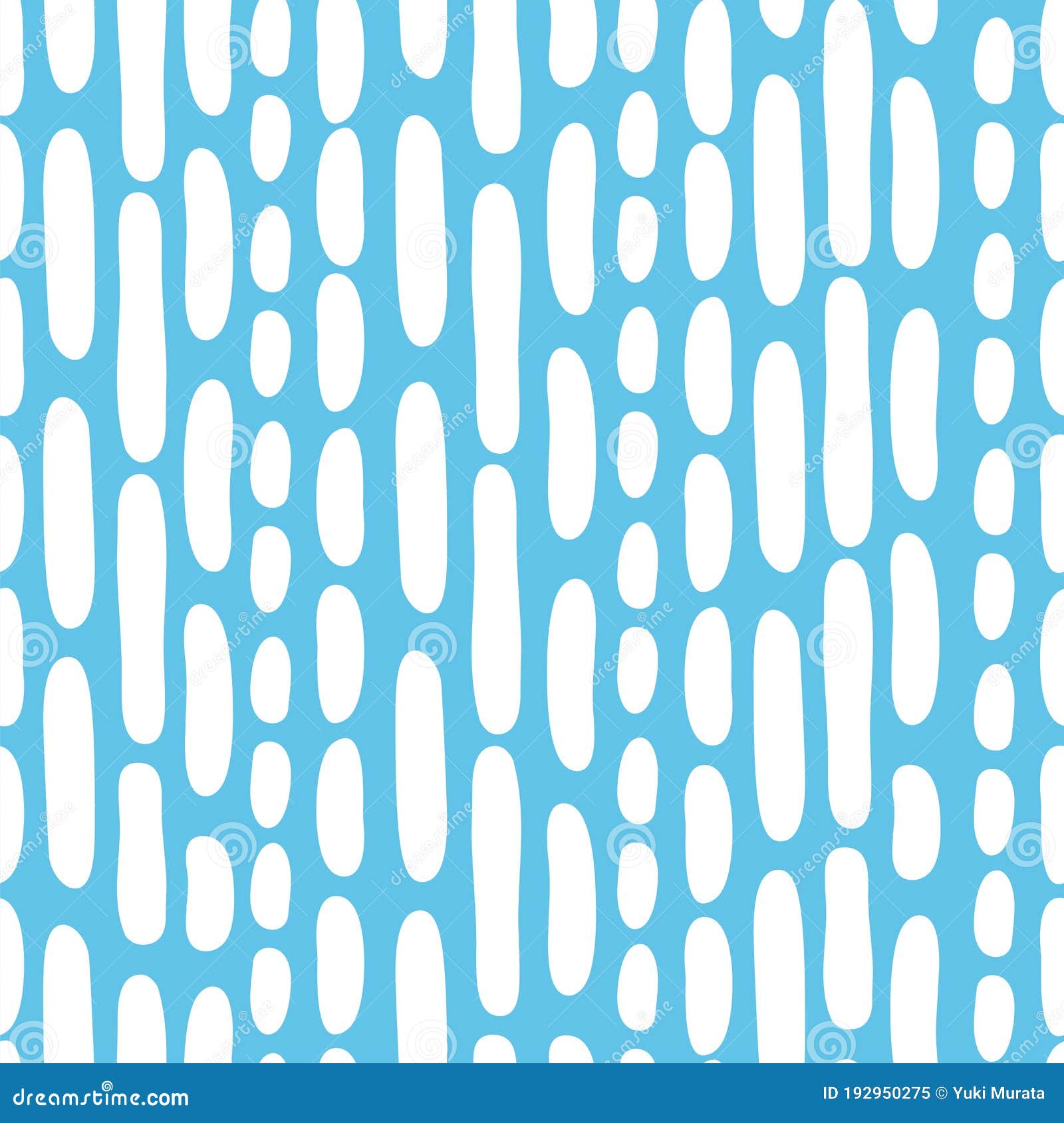 White Hand Painted Line Pattern Variation Stock Illustration ...