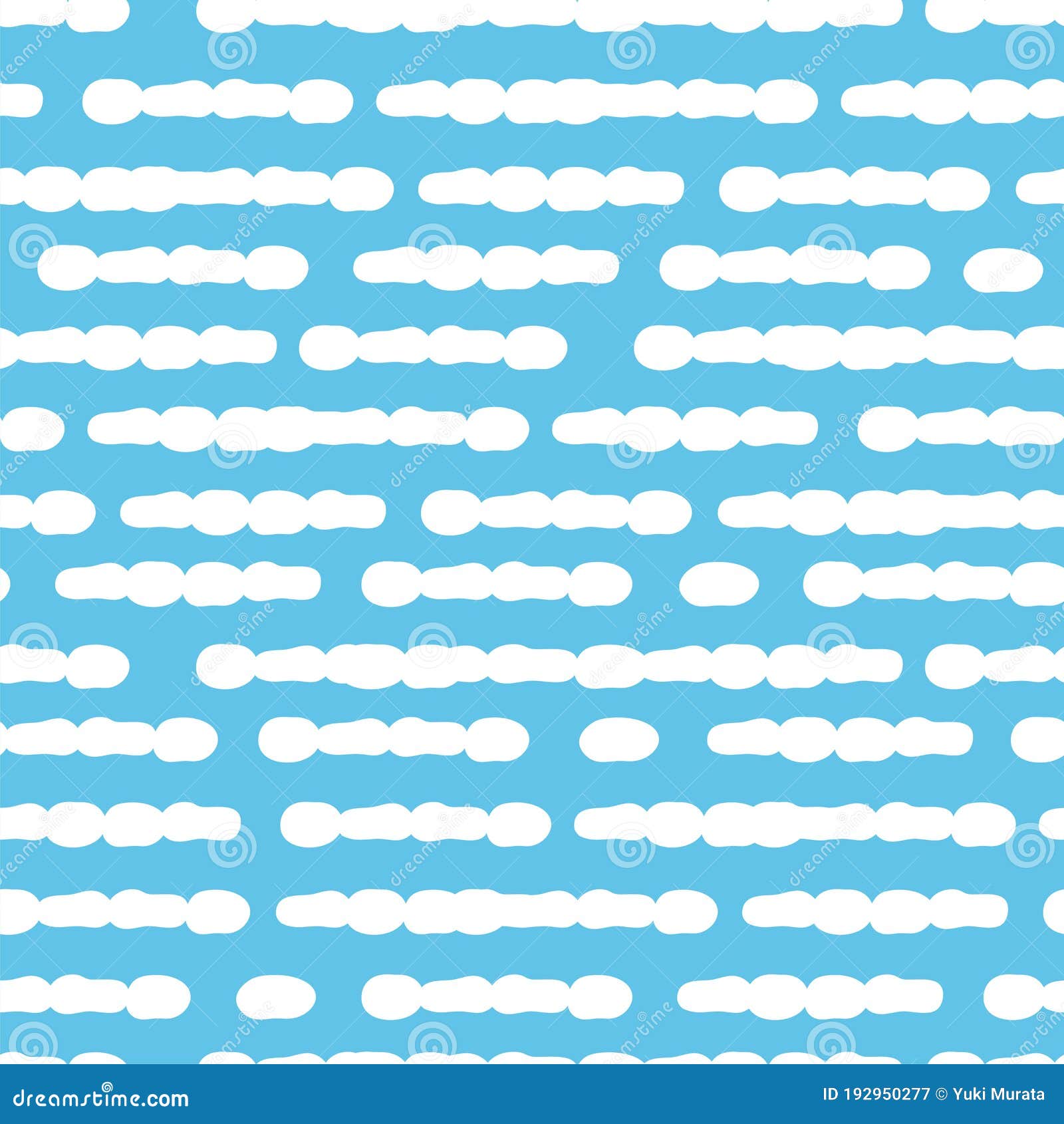 White Hand Painted Line Pattern Variation Stock Illustration ...