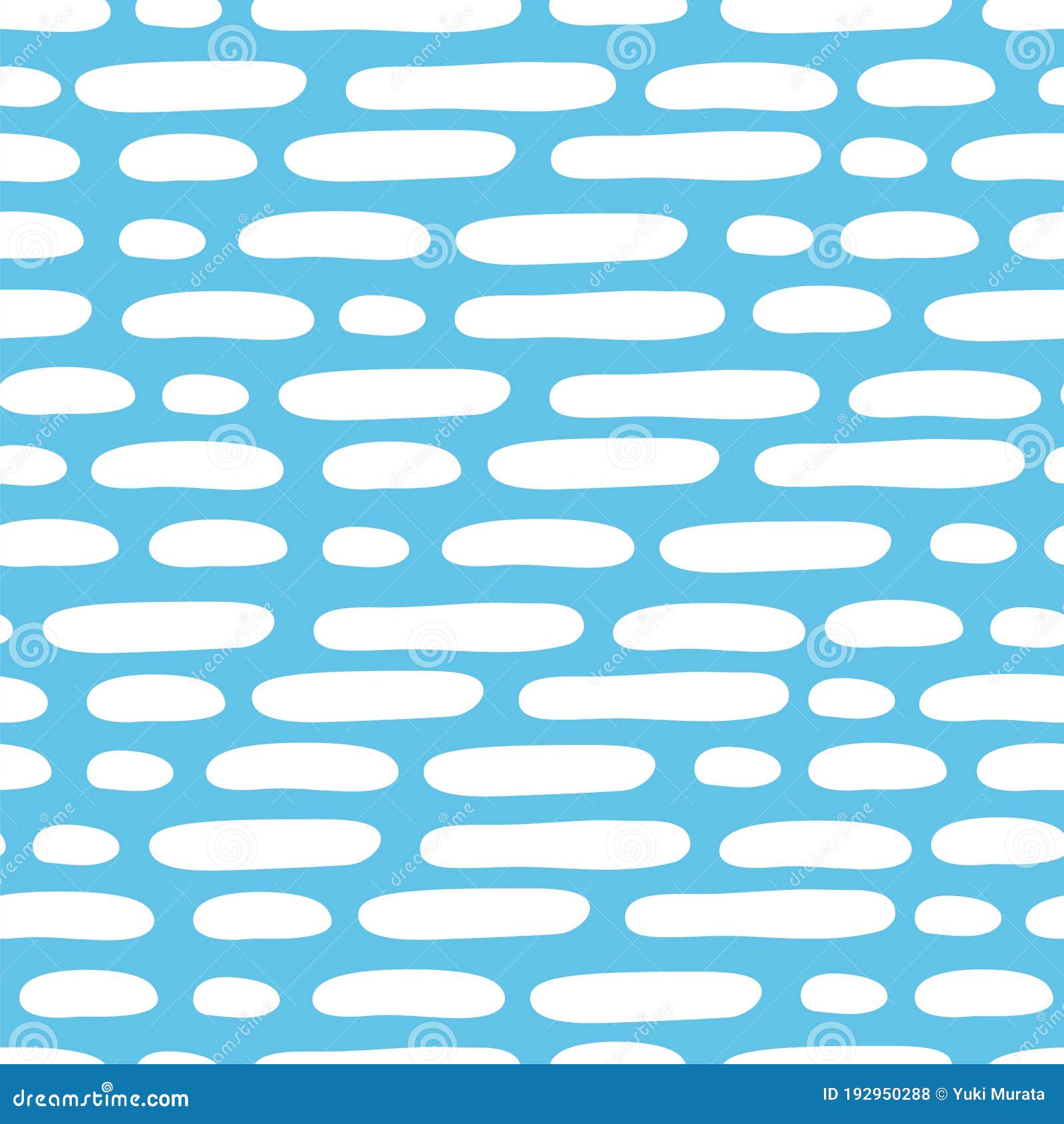 White Hand Painted Line Pattern Variation Stock Illustration ...