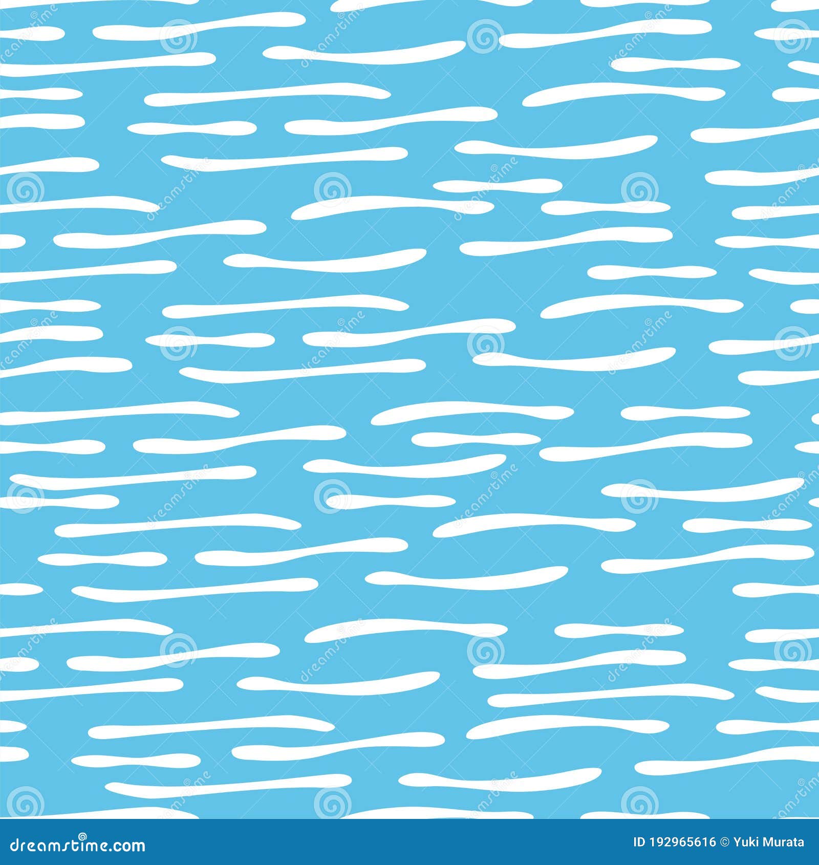 White Hand Painted Line Pattern Variation Stock Vector - Illustration ...