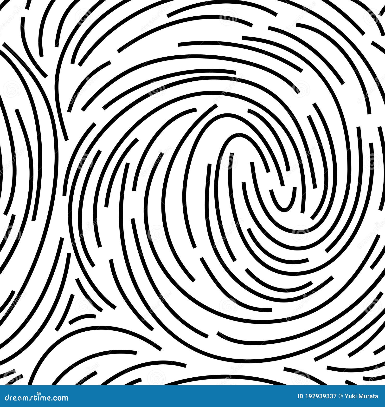 Hand Painted Simple Line Pattern Variation Stock Illustration ...