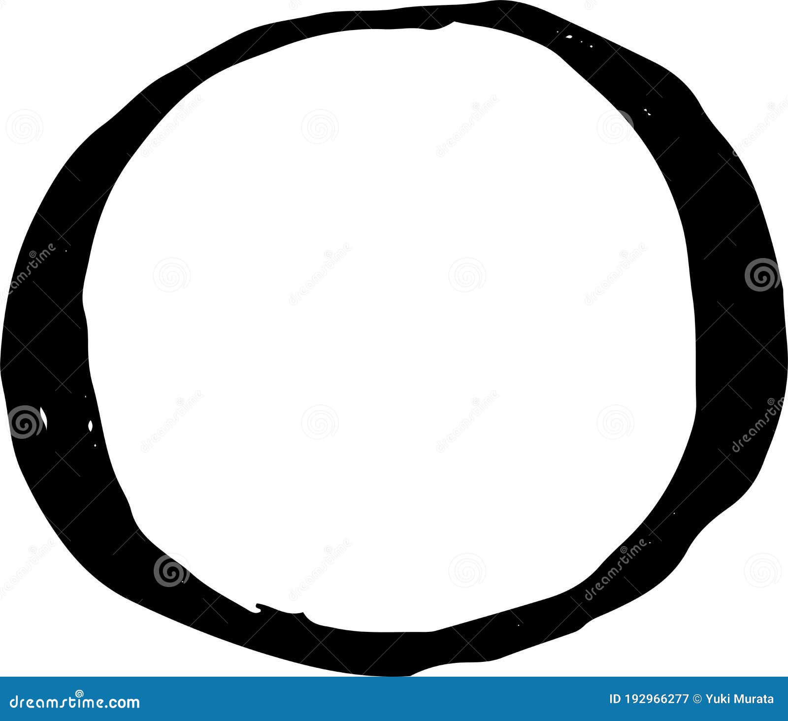 Handwritten Circle Variations Stock Vector - Illustration of character ...