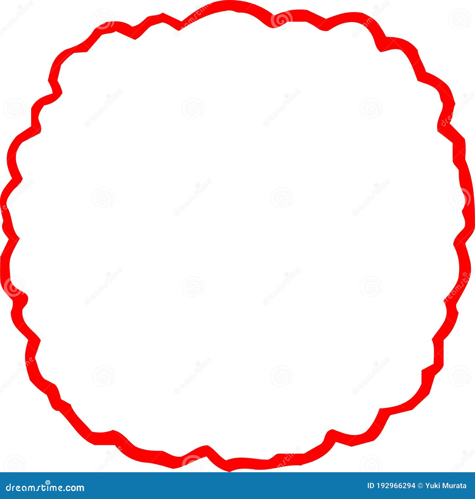 Handwritten Red Circle Variations Stock Vector - Illustration of ...