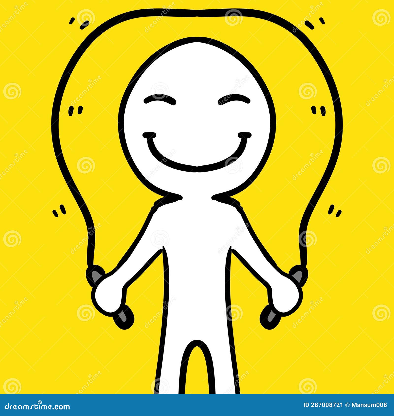 Illustration of Happy Man Character Stock Illustration - Illustration ...