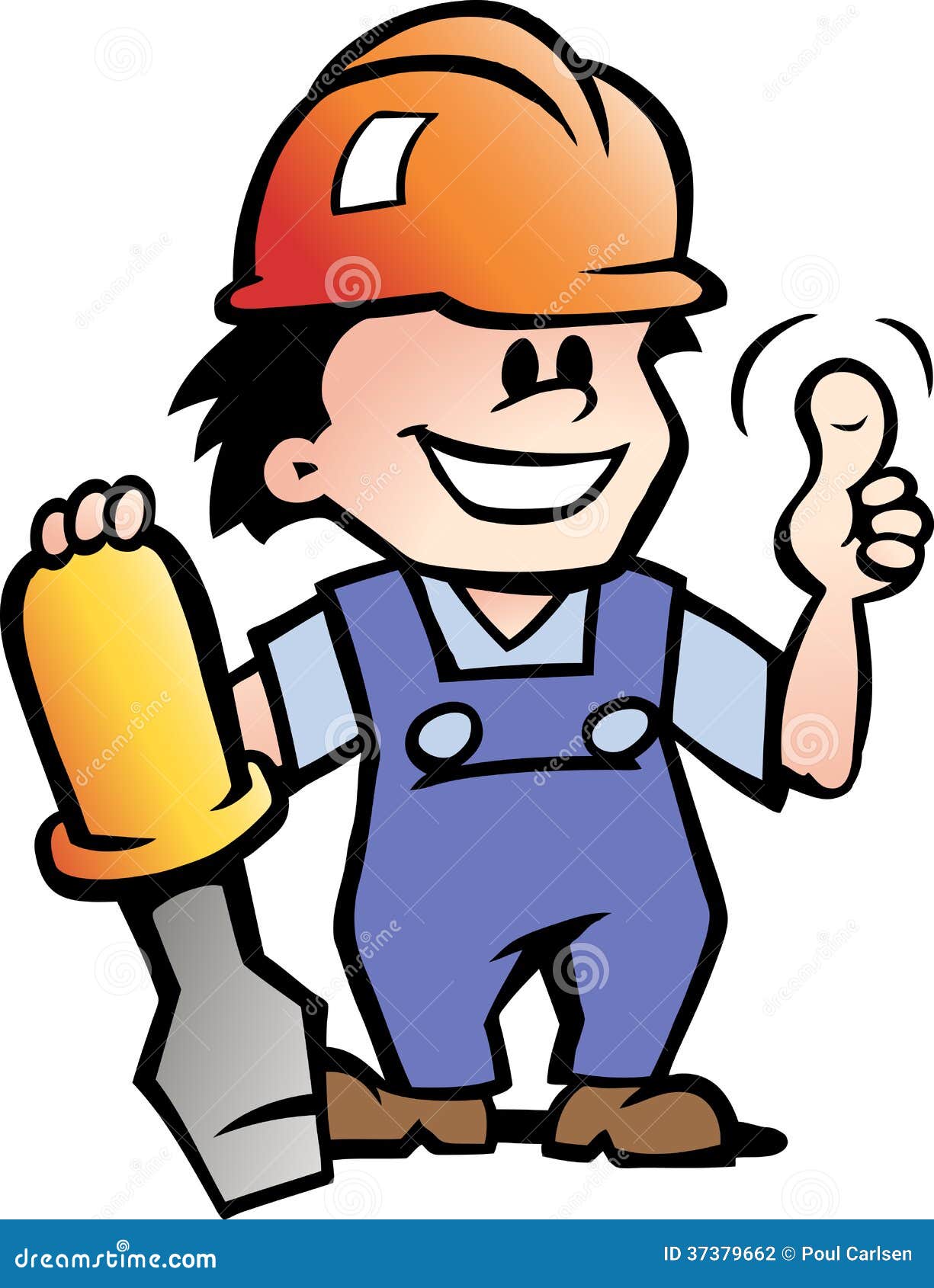 A Mechanic Nose Mascot Character Fix A Broken Machine Cartoon Vector ...