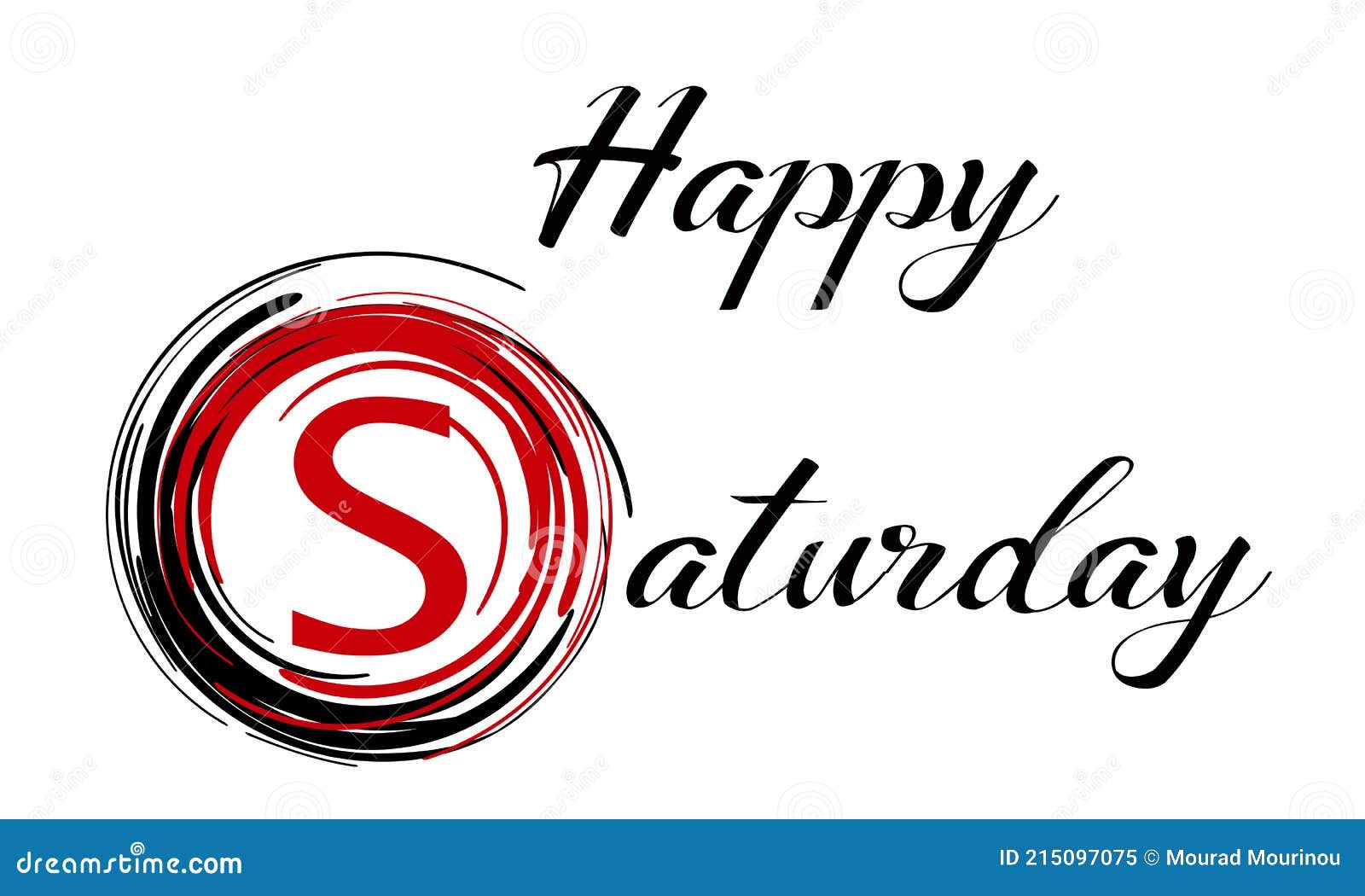 Happy Saturday Background Royalty-Free Stock Image | CartoonDealer.com ...