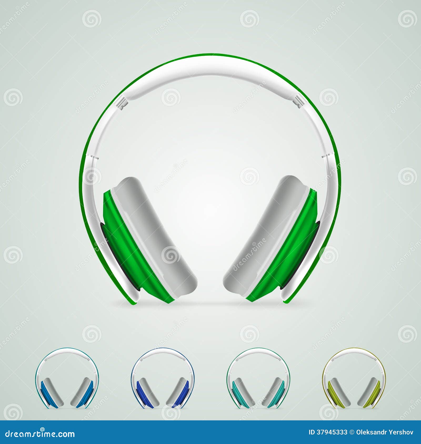 Illustration of headphones stock vector. Illustration of hear - 37945333