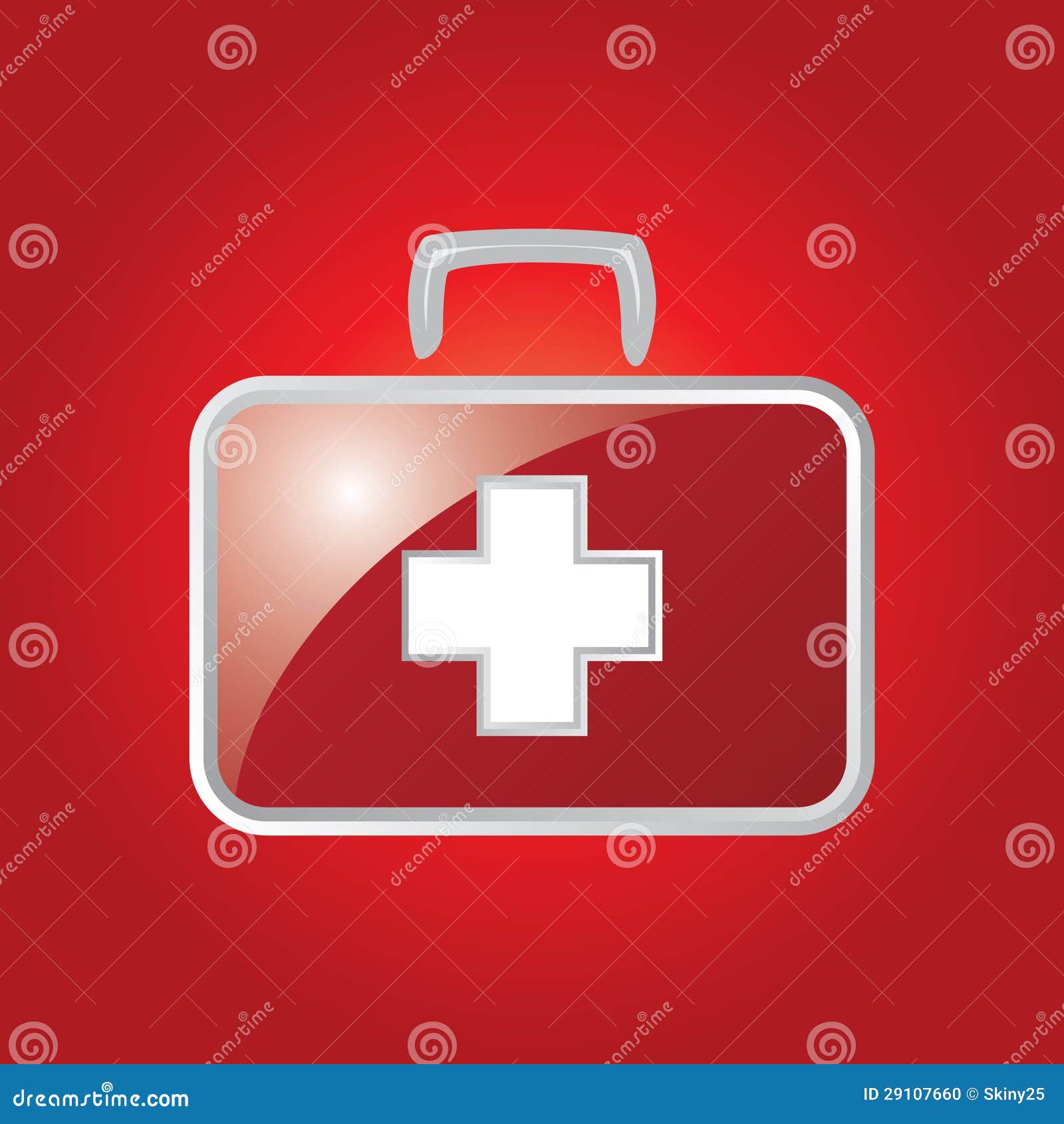 Illustration of a Health Kit. Stock Vector - Illustration of white ...