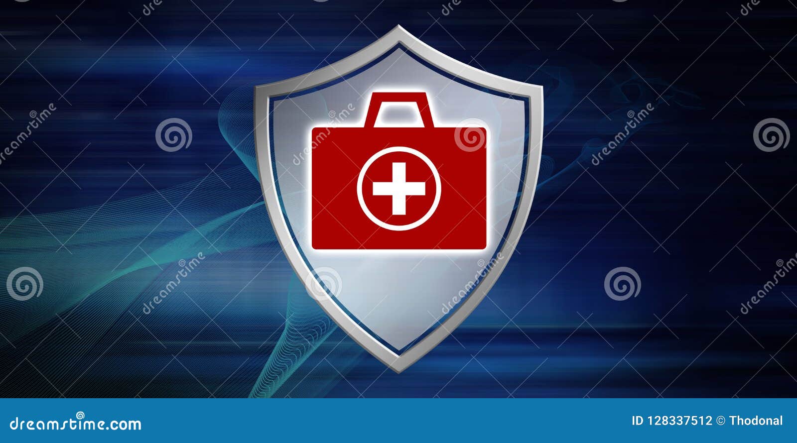 Concept of Health Protection Stock Illustration - Illustration of ...