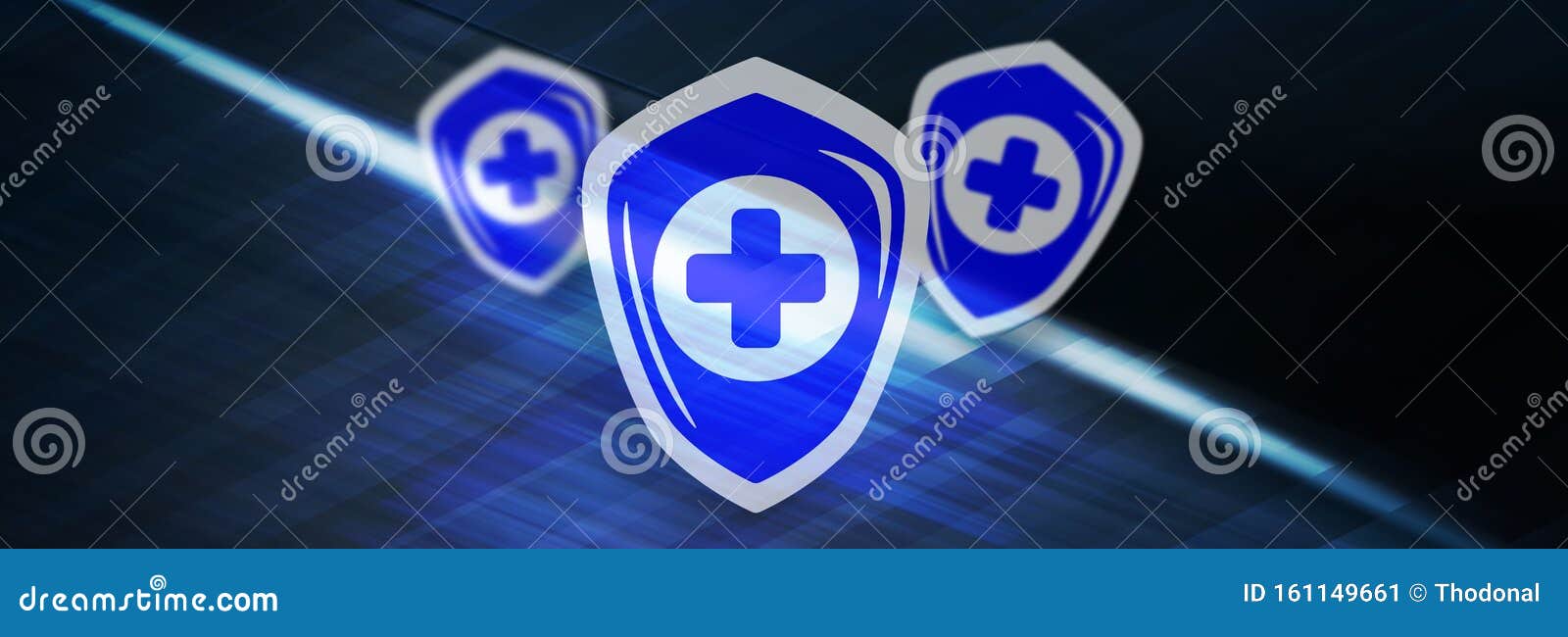 Concept of Health Protection Stock Illustration - Illustration of ...