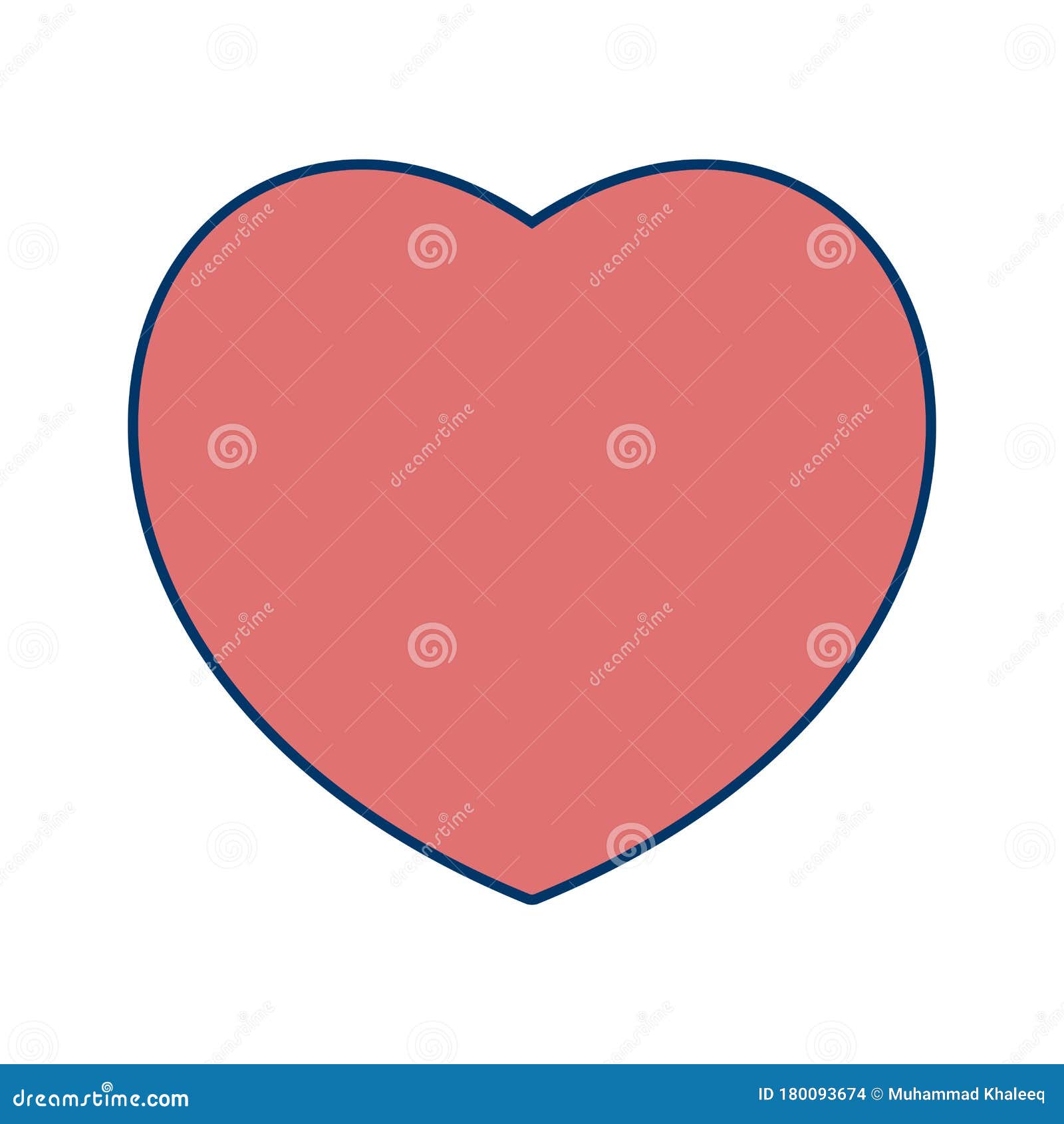 Illustration Heart Icon stock illustration. Illustration of sign ...