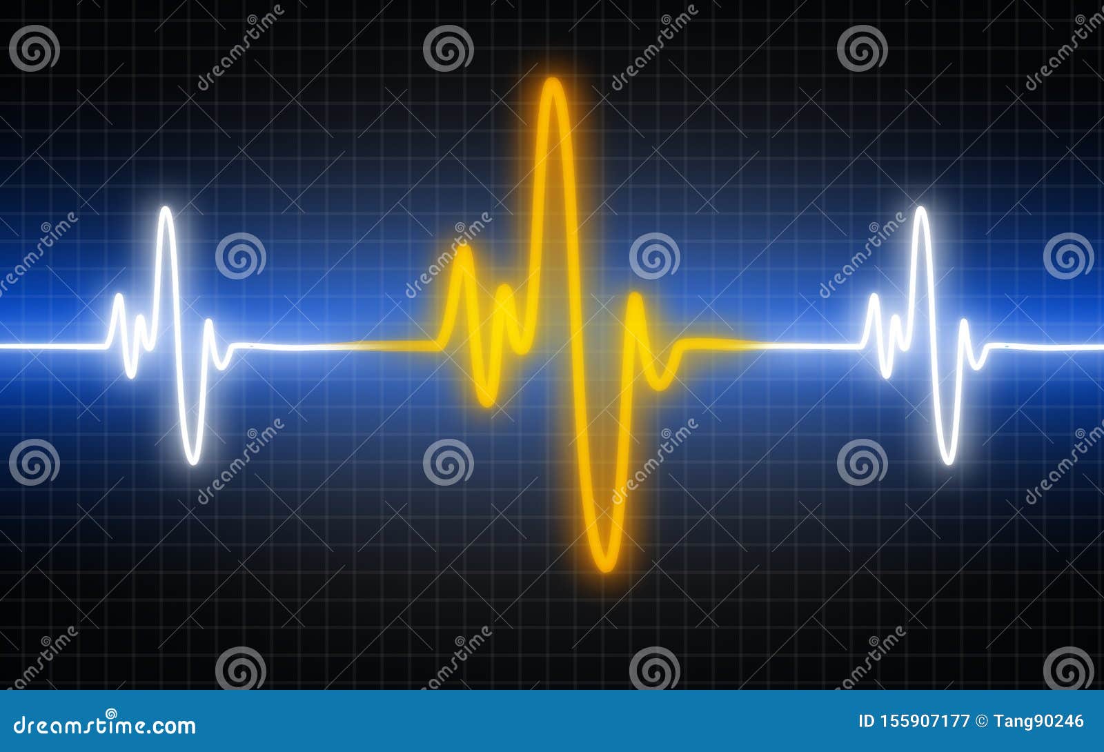 Illustration of a Heart Machine Display Stock Illustration ...