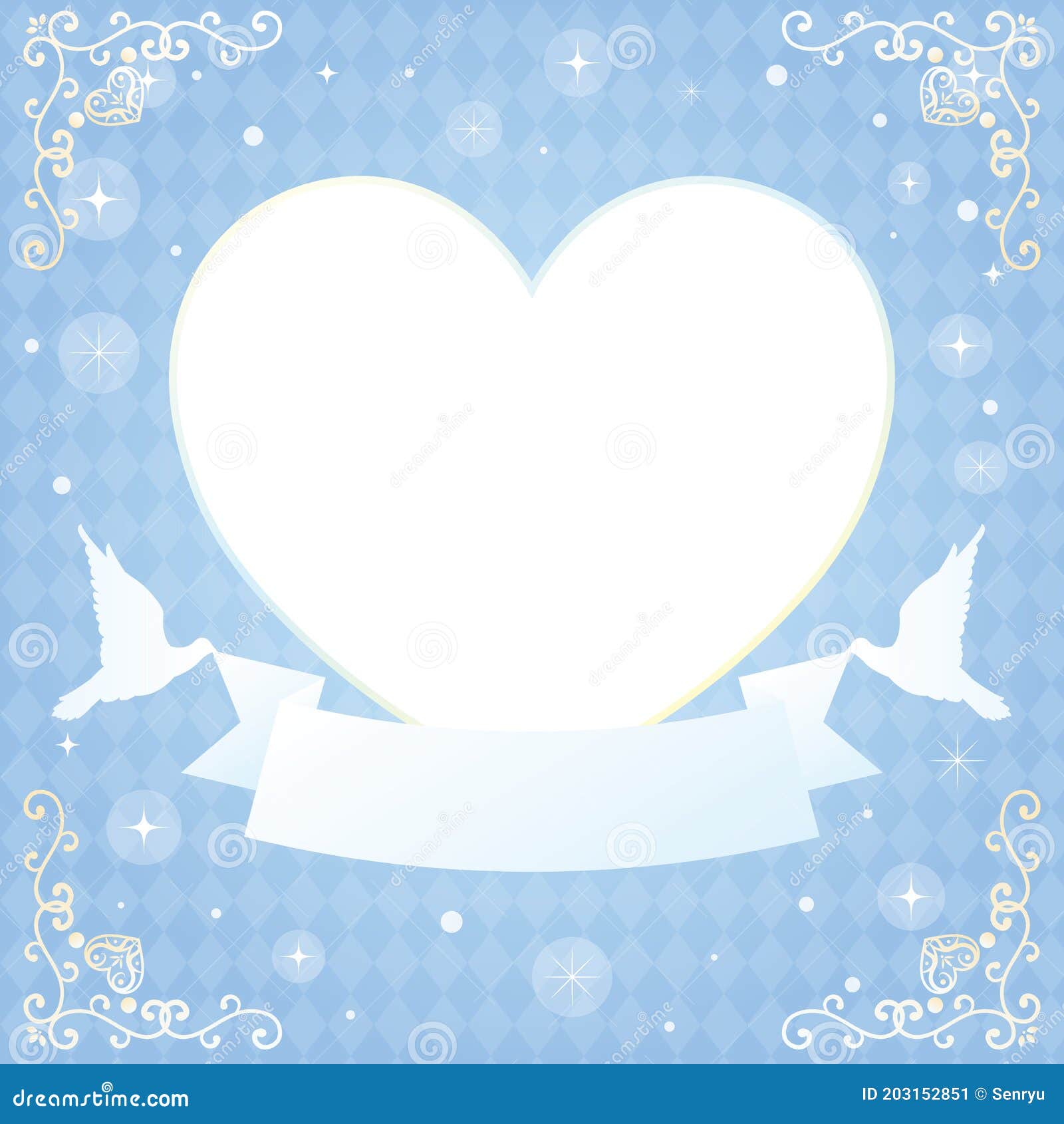 Heart message card stock vector. Illustration of message - 203152851