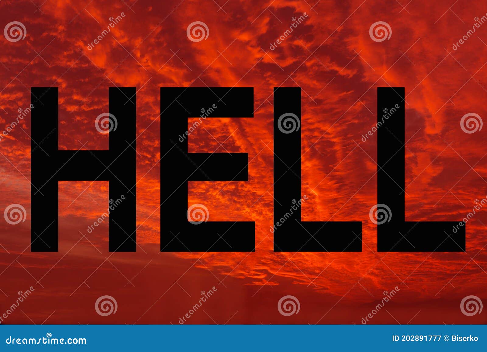 Entrance in to the hell stock illustration. Illustration of fear ...