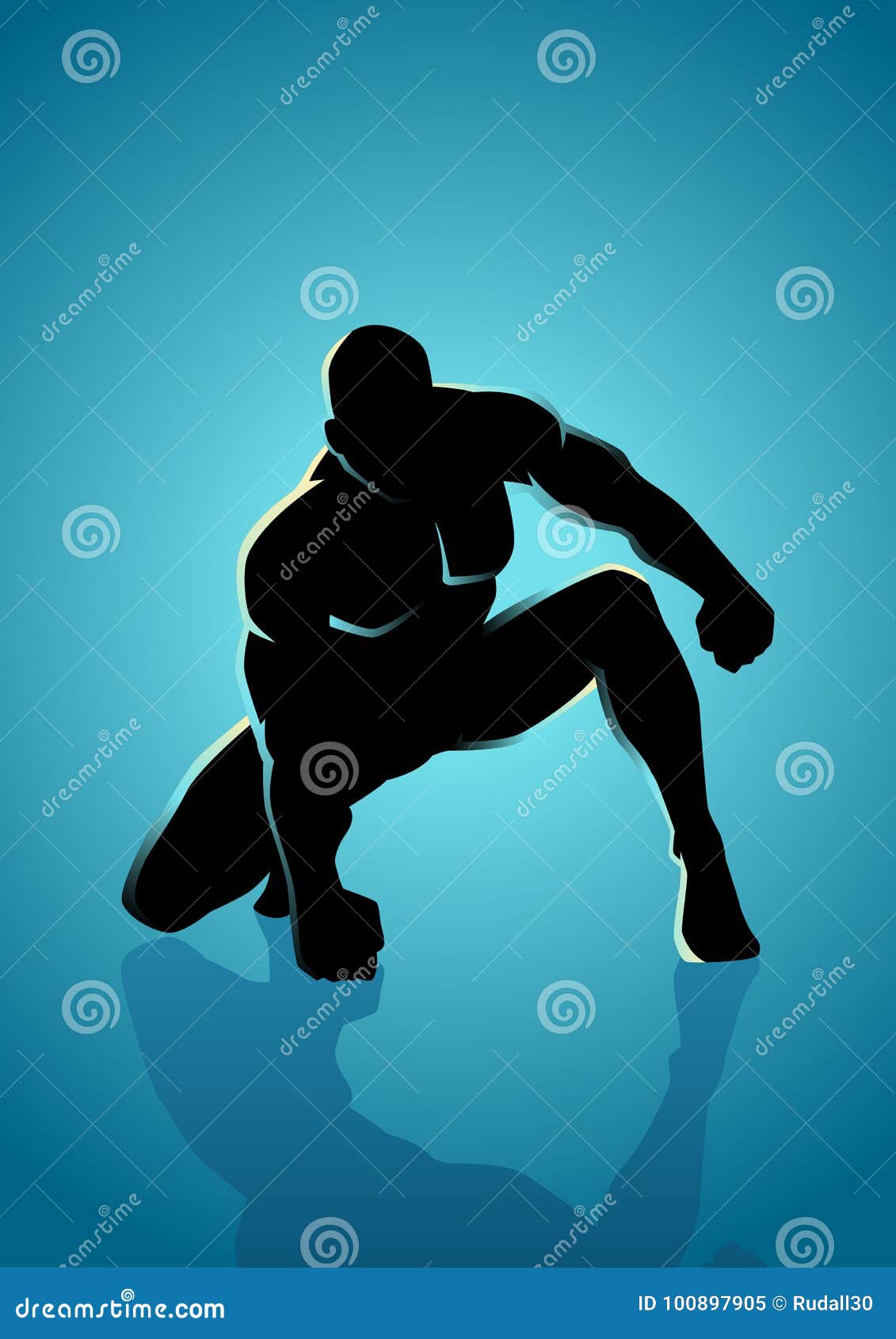 Heroic Pose Set Vector Illustration | CartoonDealer.com #12764914