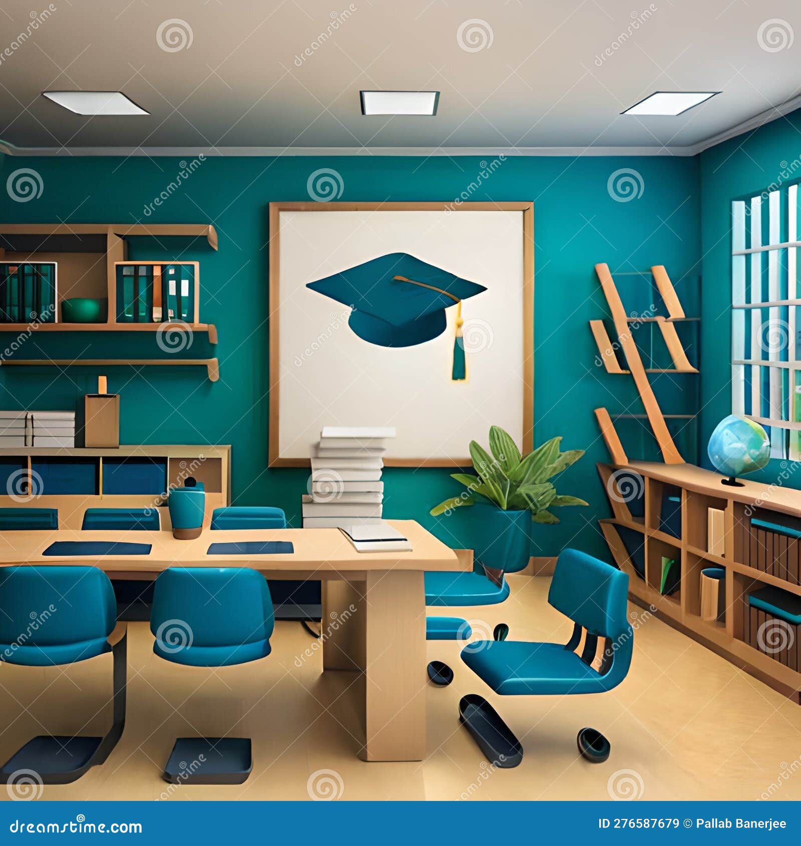 Illustration on Higher Education and Higher Studies Stock Illustration ...