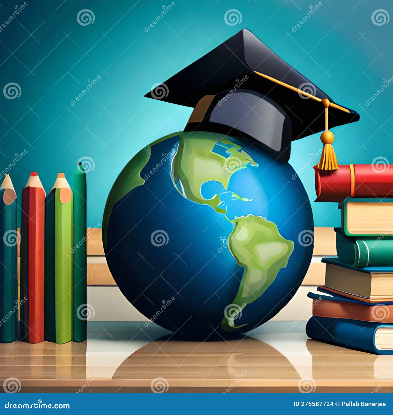 Illustration on Higher Education and Higher Studies Stock Illustration ...