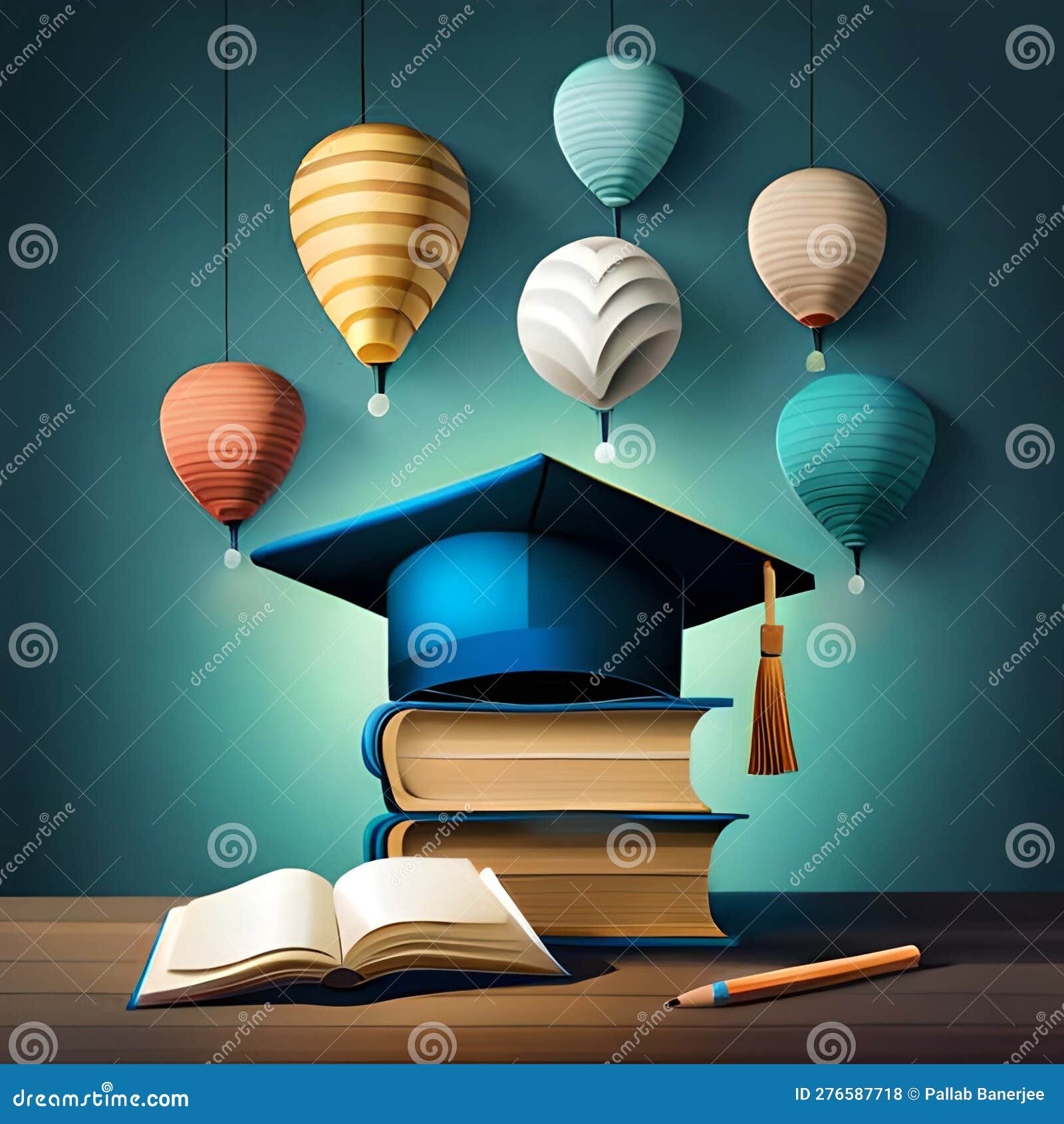 Illustration on Higher Education and Higher Studies Stock Illustration ...