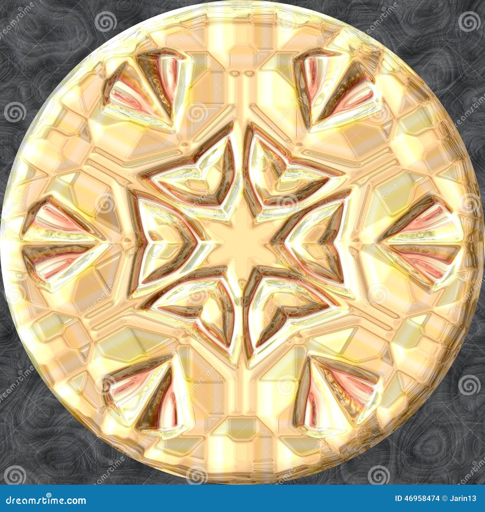 Illustration of Historic Abstract Coin Stock Illustration ...