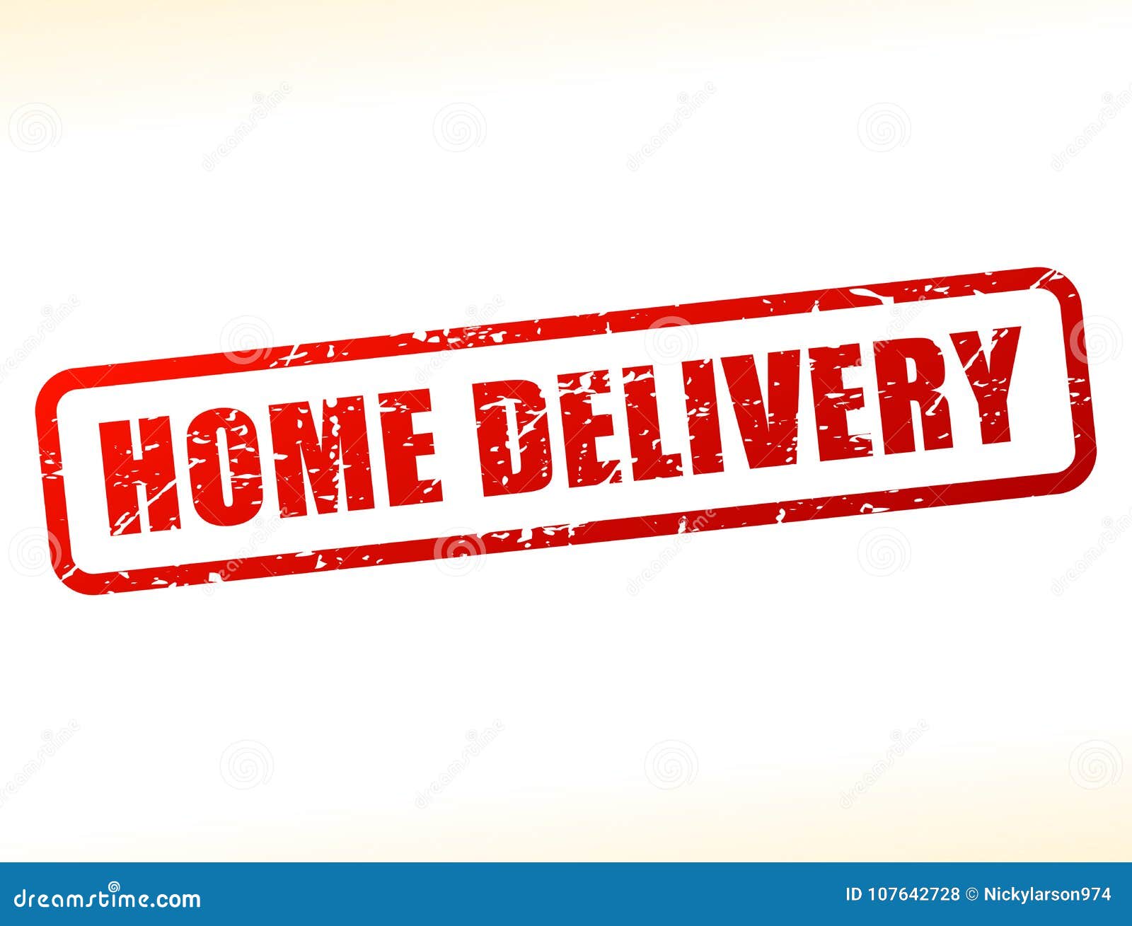 Home Delivery Text Buffered Stock Vector - Illustration of purchasing ...