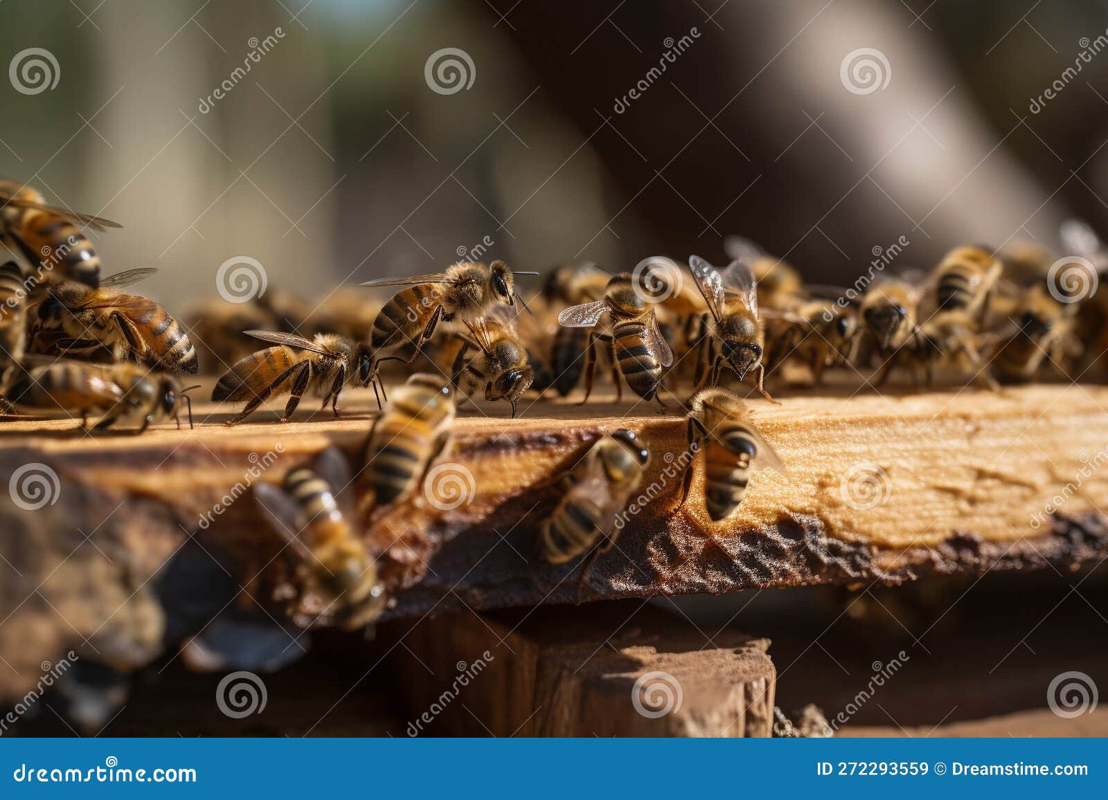 Illustration of Honey Bees and Beehive Stock Illustration ... Illustration of Honey Bees and Beehive Stock Illustration ...