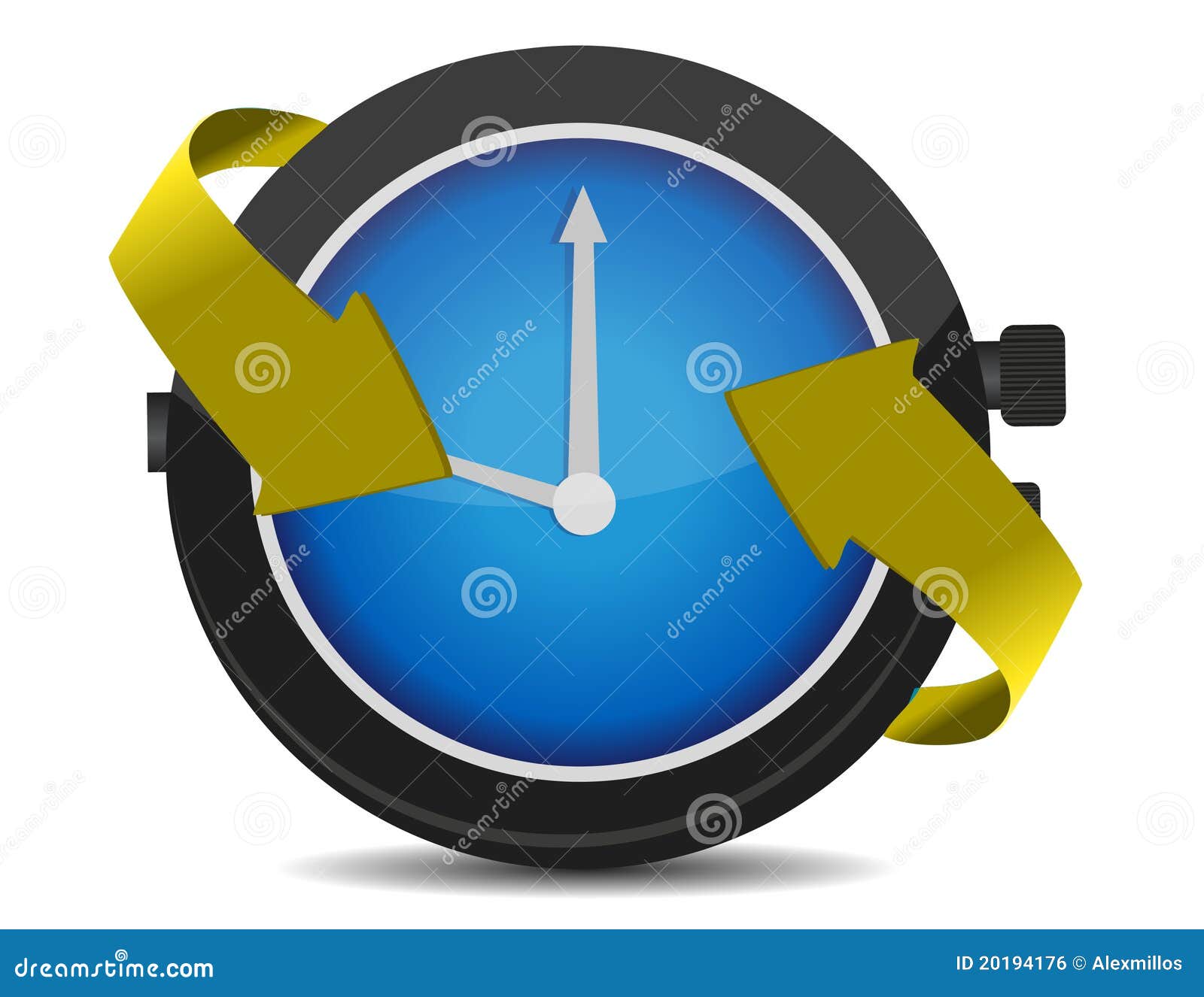 Illustration of Hours Passing Stock Illustration - Illustration of ...
