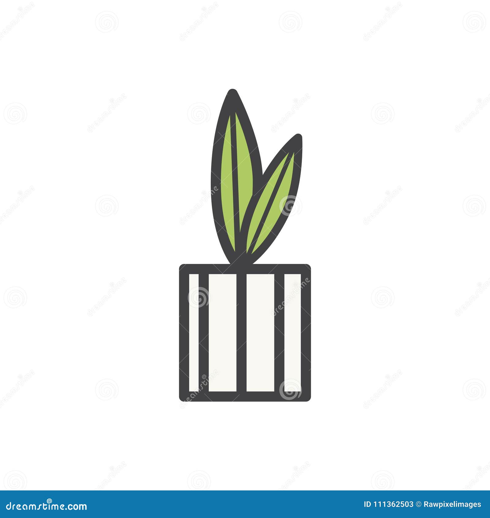 Illustration of House Plants Icon Stock Illustration - Illustration of ...
