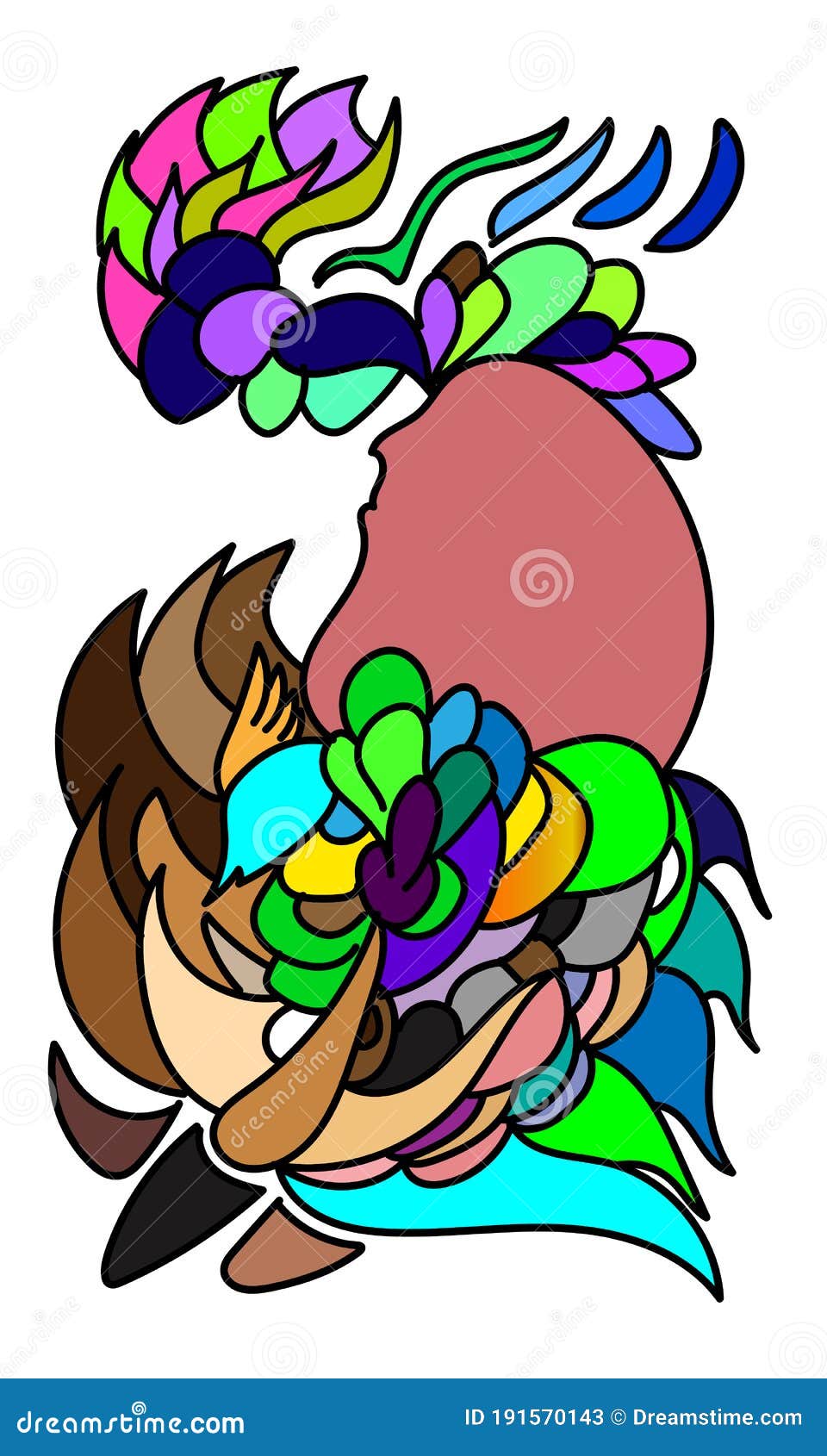 Humans And Animals In Balance - Pictured As Words Humans, Animals And ...