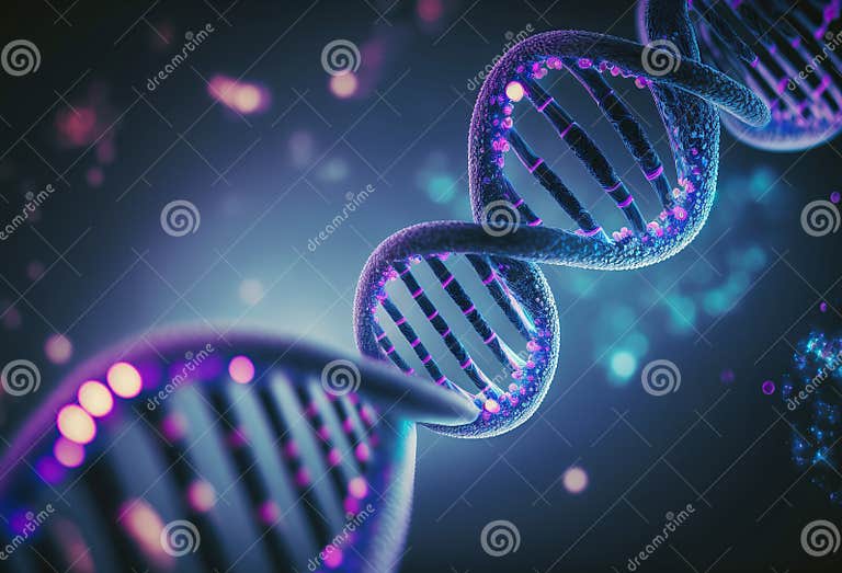 Illustration ,human DNA,evolution Concept,AI Generated Image Stock Illustration - Illustration ...