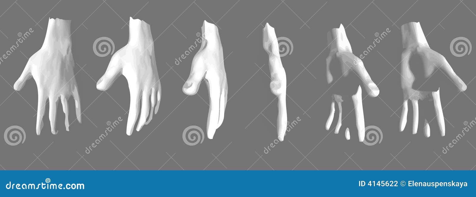 Illustration of Human Hands Stock Vector - Illustration of human ...