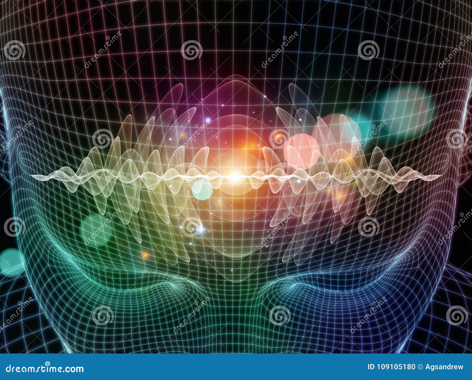 Mind Energy stock illustration. Illustration of consciousness - 109105180