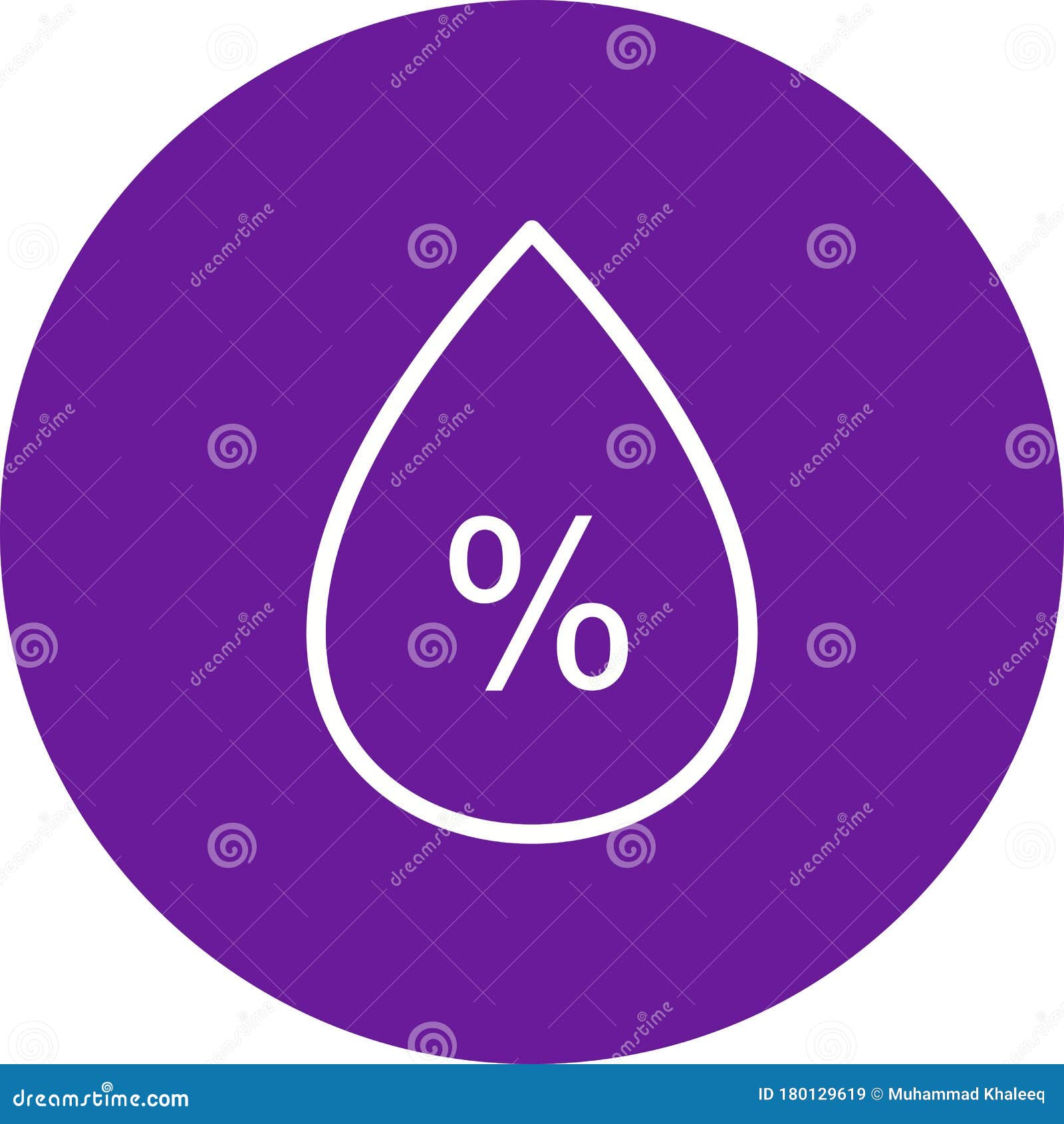 Illustration Humidity Icon for Personal and Commercial Use Stock ...