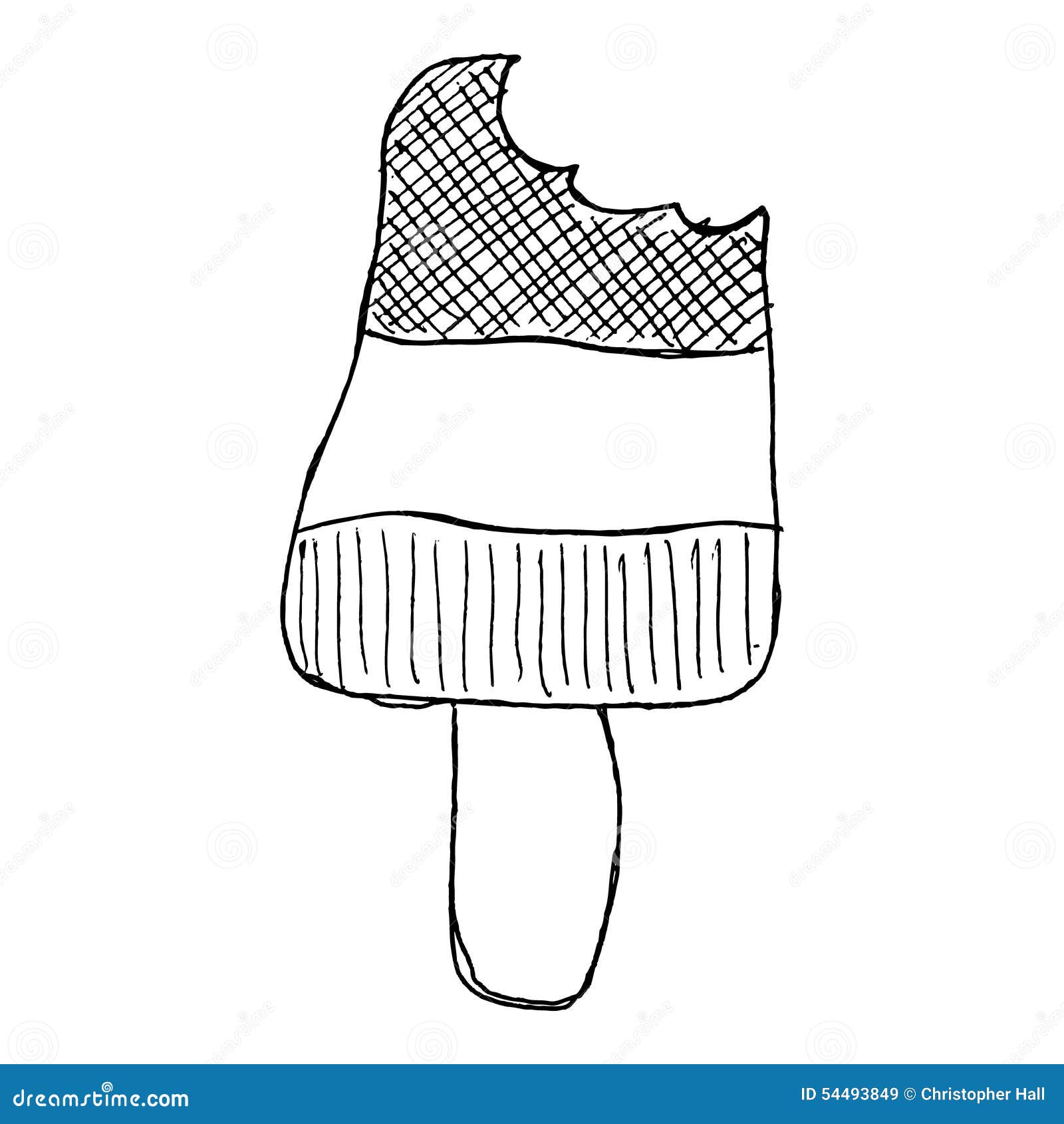 Illustration of an Ice Lolly Stock Vector - Illustration of icecream ...