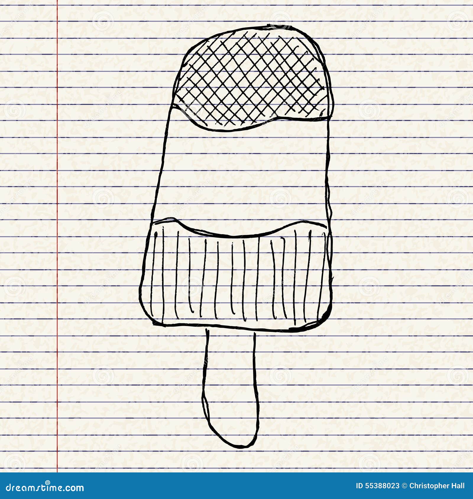 Illustration of an Ice Lolly Stock Vector - Illustration of summer ...