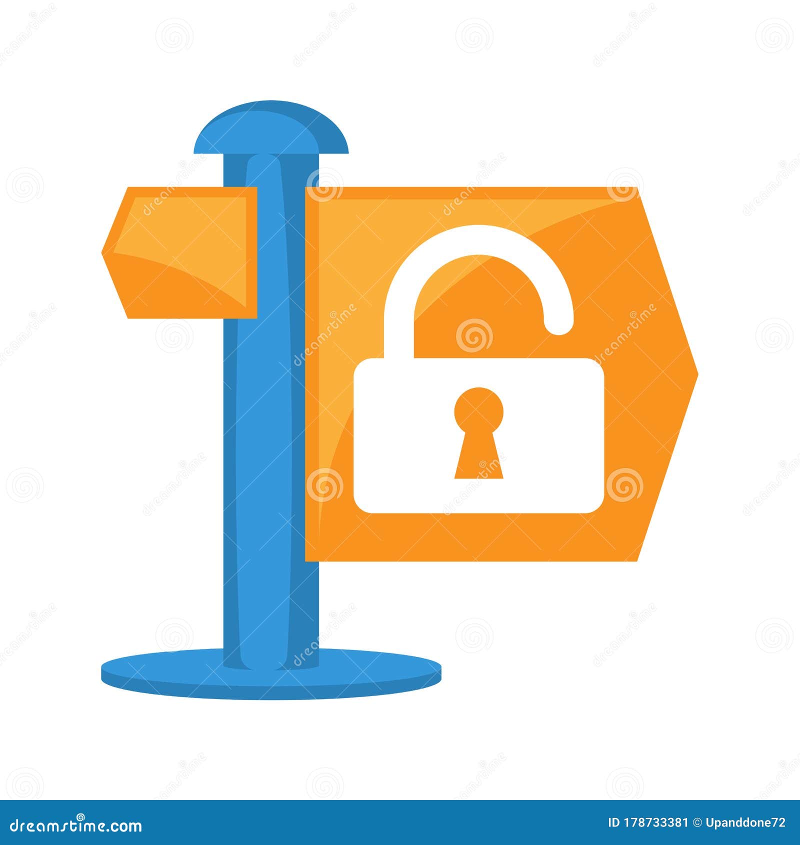 Illustration Icon Concept Information Instructions for Unblock Service ...