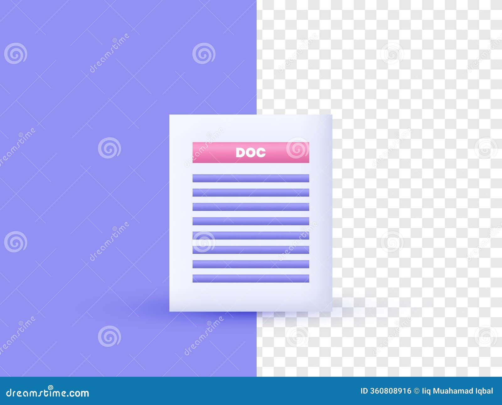 Realistic Documents Icon. 3D Plastic Contract Form And Paper Check List ...