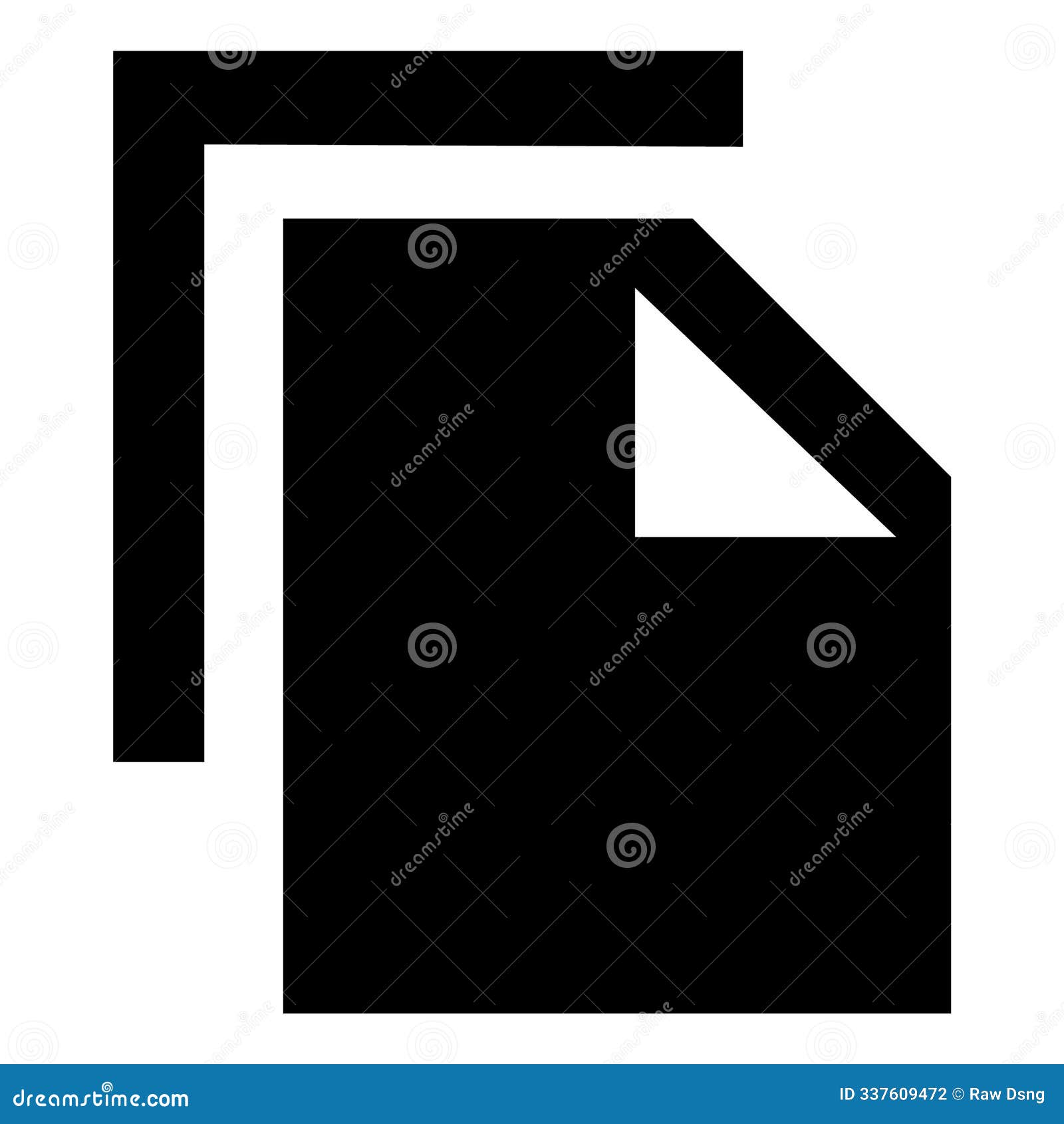 Illustration Icon Draft or Document Stock Illustration - Illustration ...