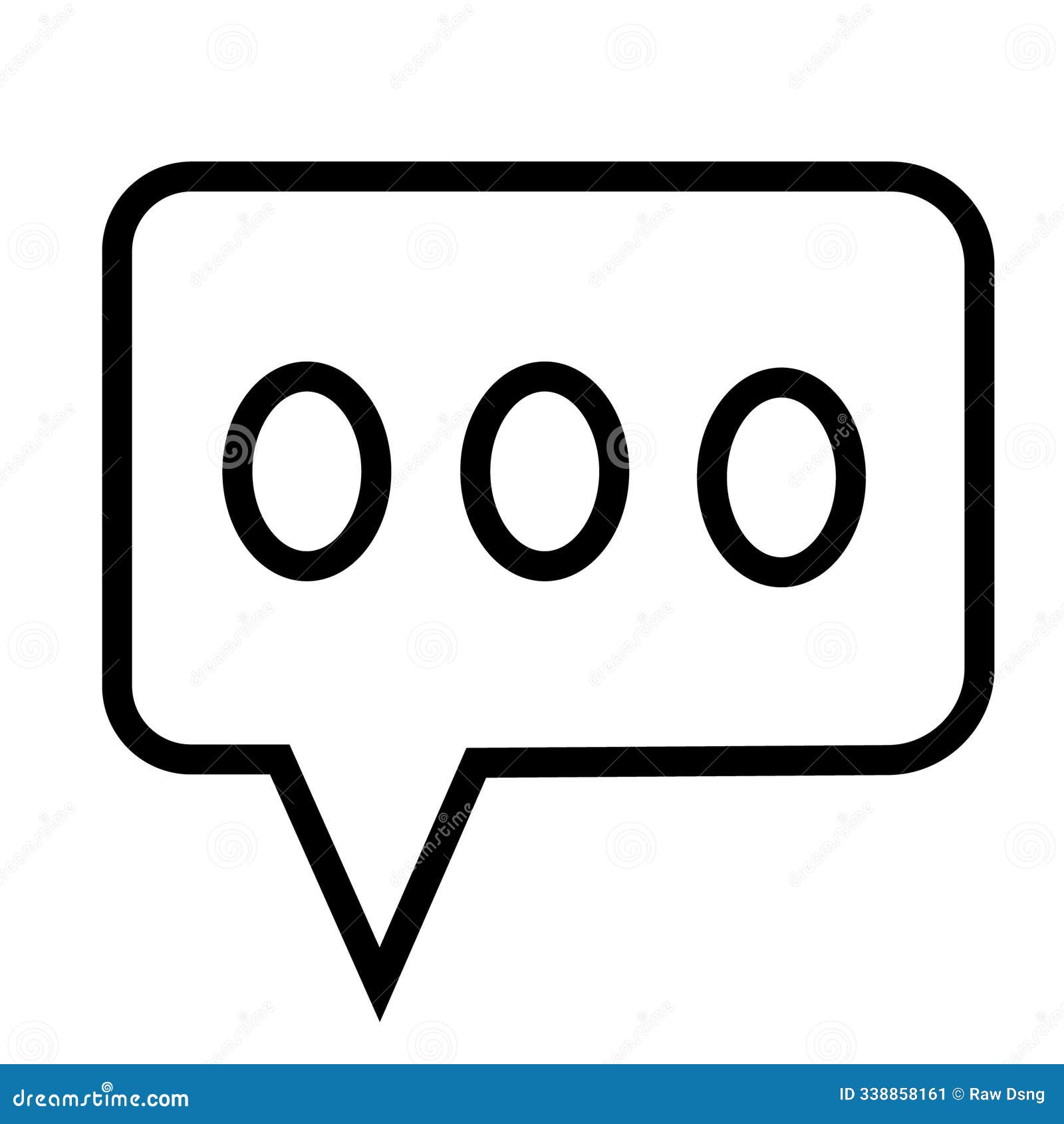 Illustration of Icon News or Notification. Line Drawing Style Stock ...