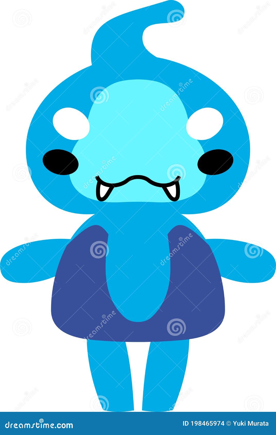 Comic pop monster vector stock vector. Illustration of character ...